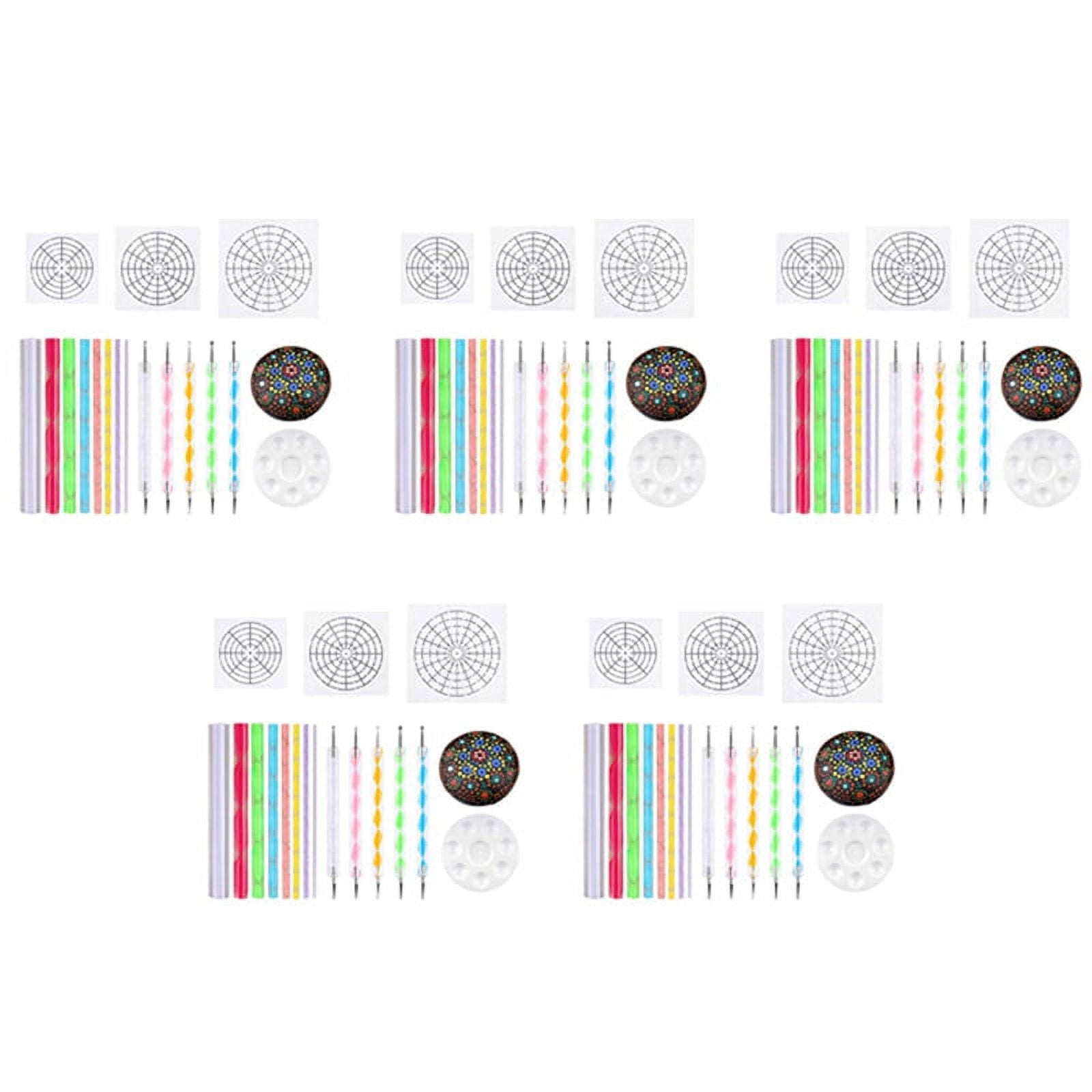 Mandala Dotting Stencil Tools Rock Painting Kit Stylus Dotting Tools ...