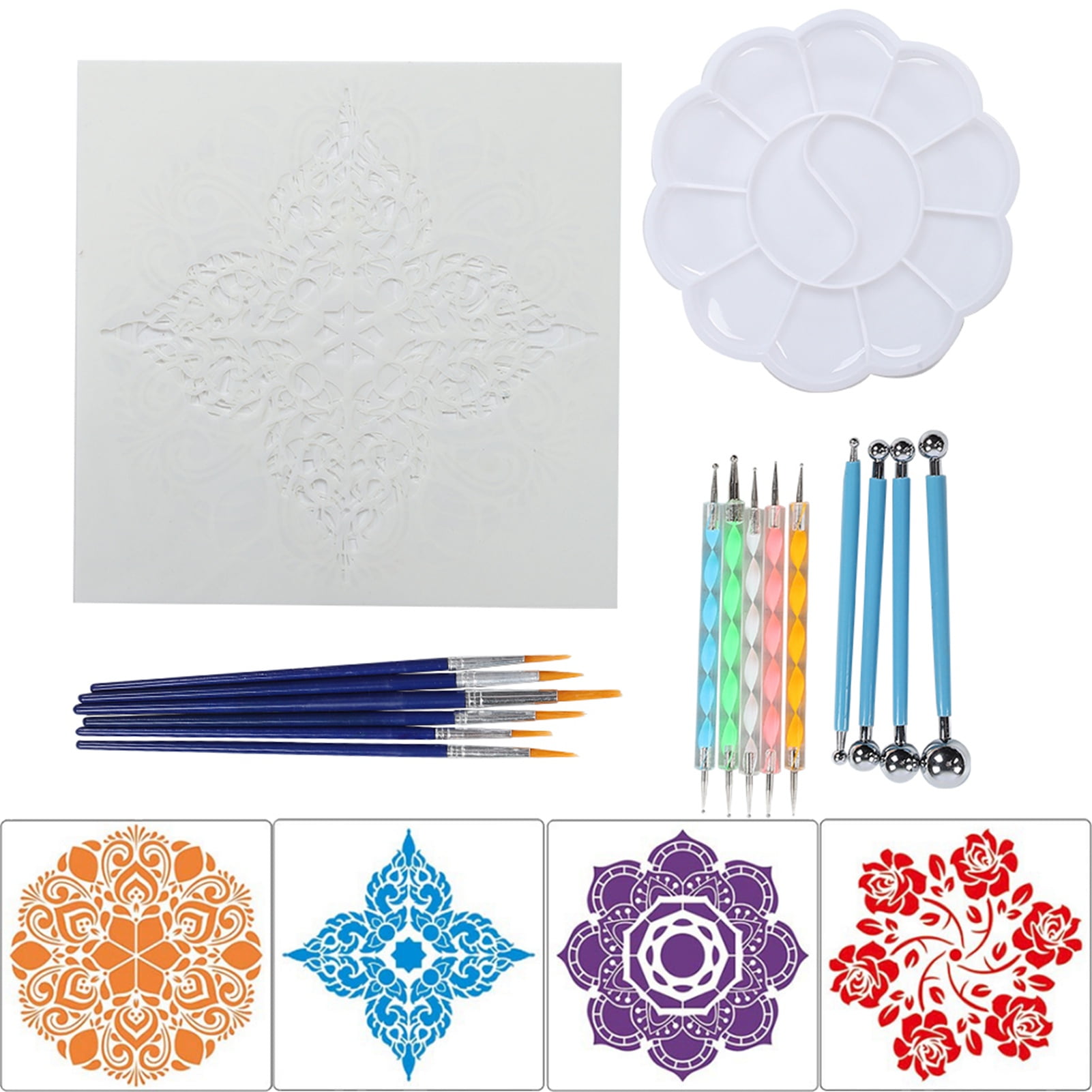 Mandala Dotting Stippling Tools for Rock Painting Kit, 20Pcs/Set ...