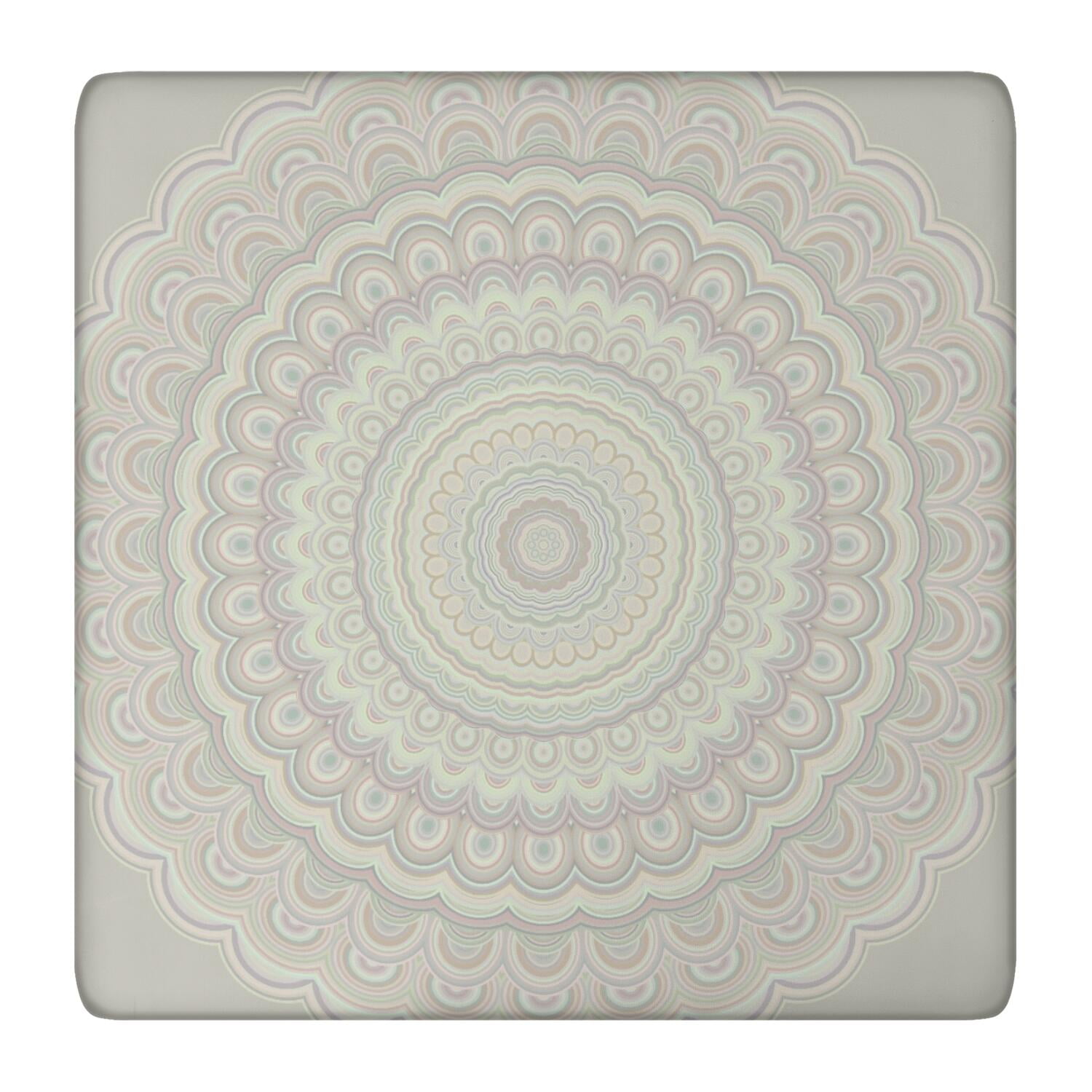 Mandala Elastic Fitted Tablecloth - Psychedelic Trippy Square Table ...