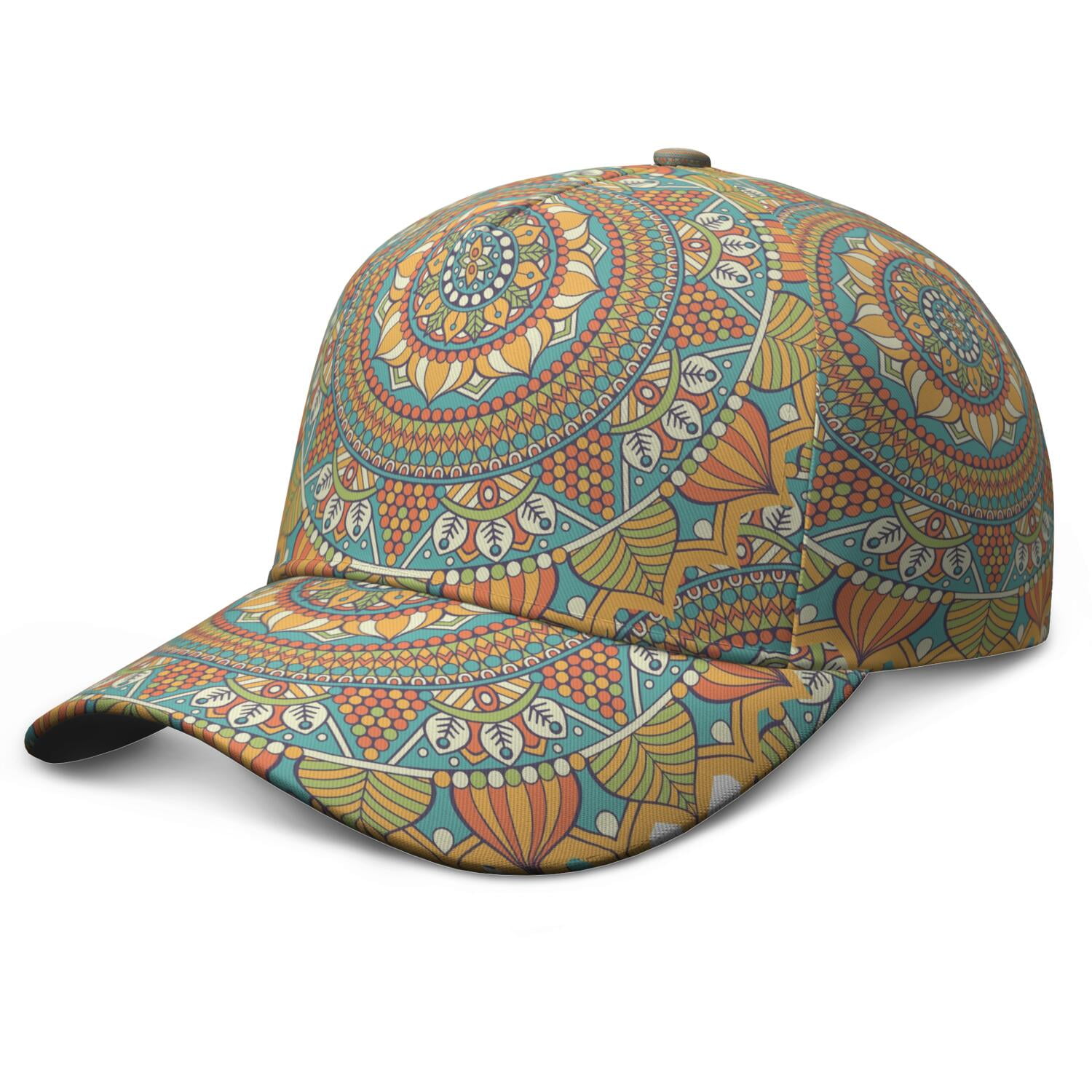 Mandala Ethnic Baseball Cap – Tribal Boho Dad Hat Featuring Vintage ...