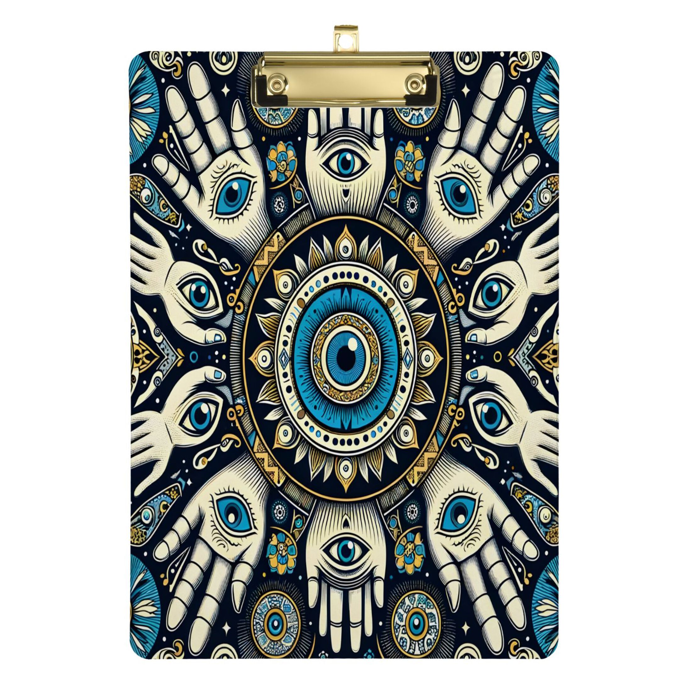 Mandala Eyes in Hands Acrylic Clipboards A4 Standard Letter Size ...