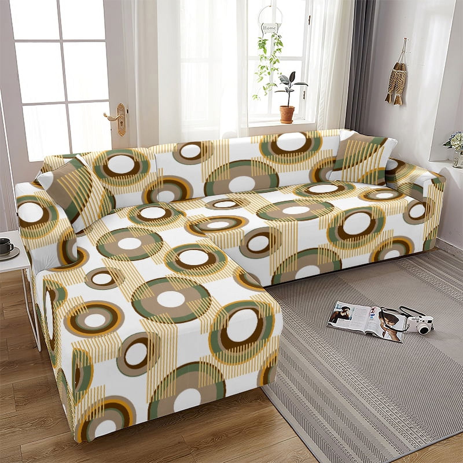 Mandala Geometric Corner Sofas Cover Rings Sofa Bed Cover Sofa Bed ...