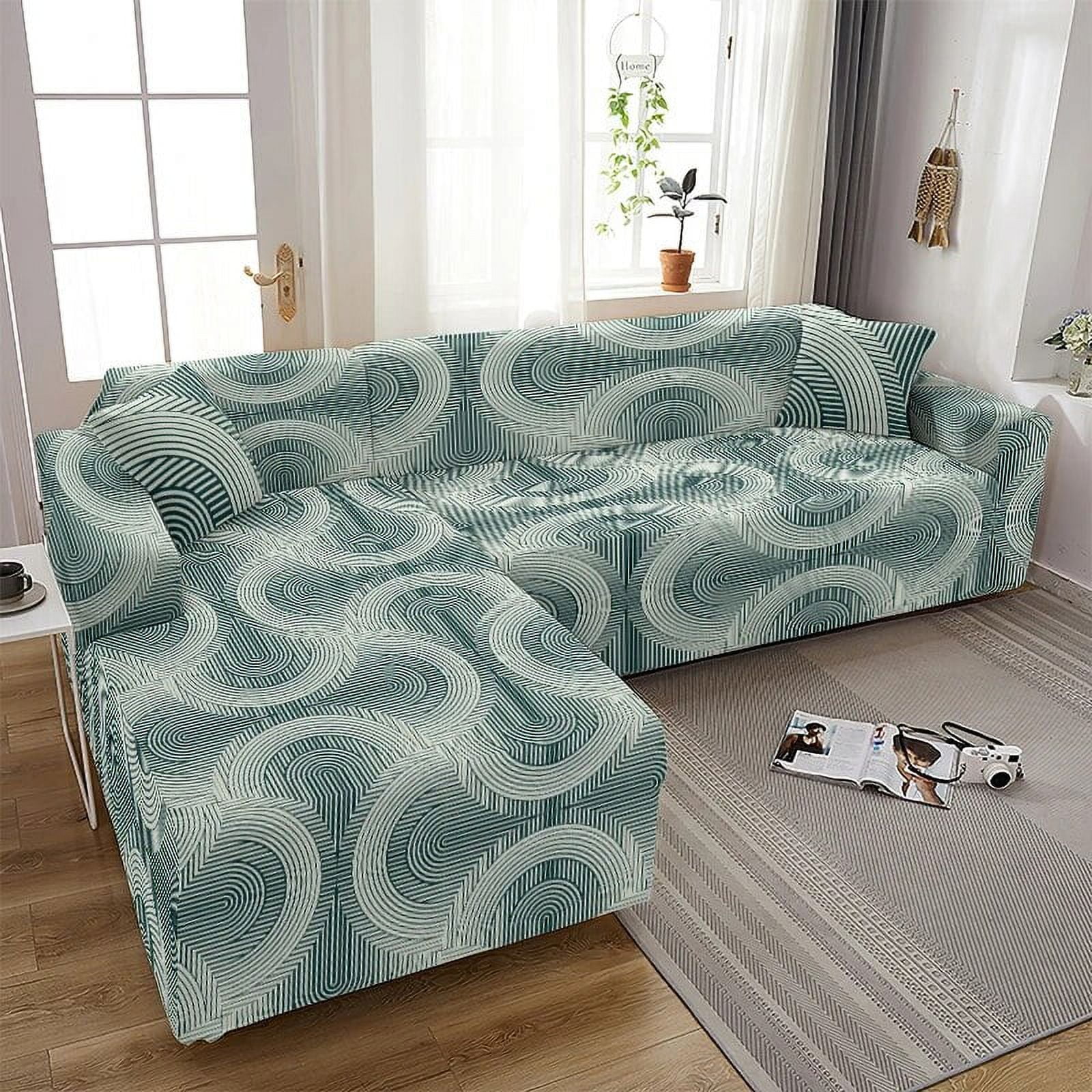 Mandala Geometric Elastic Sofa Cover Eye Adjustable Sofas Covers Lounge ...