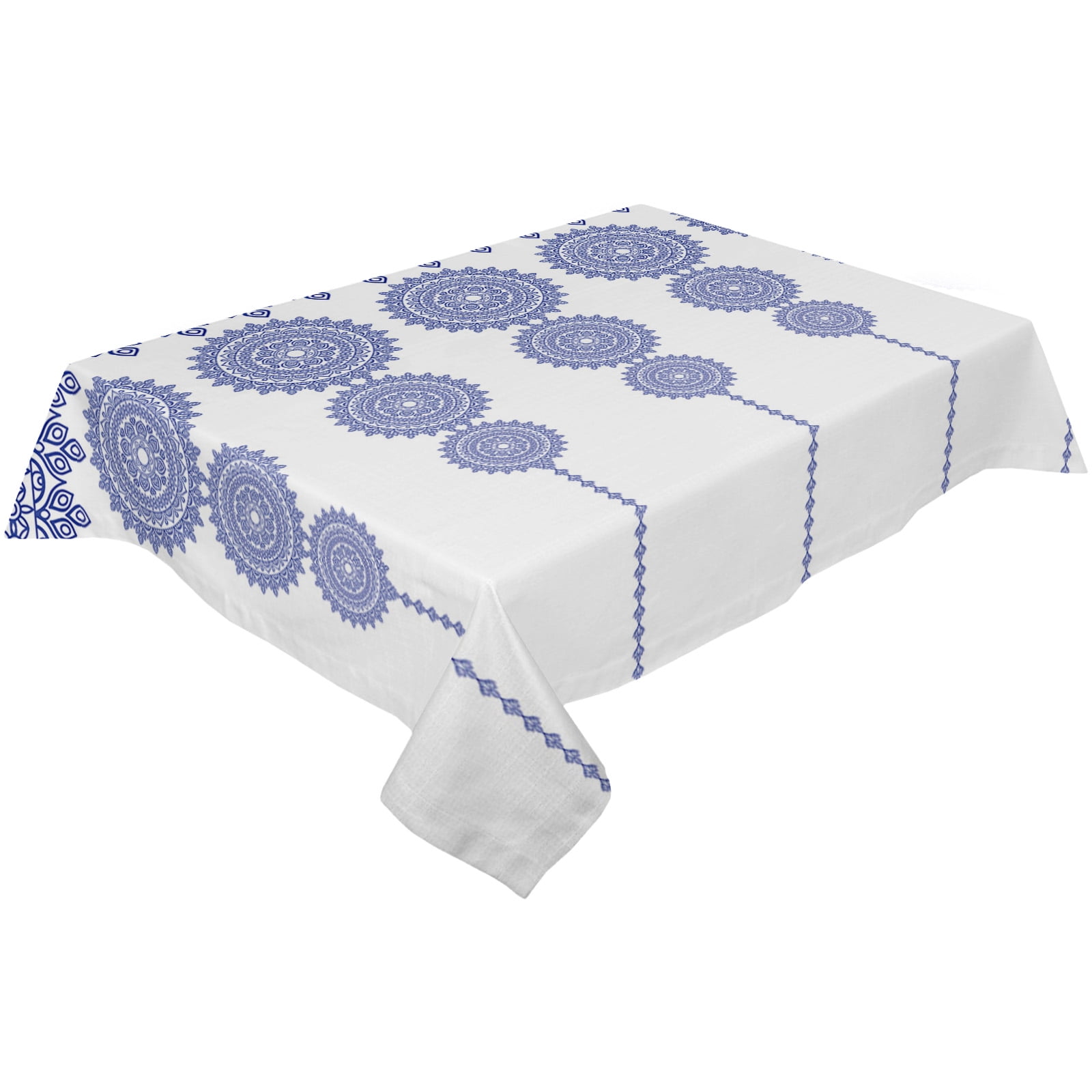 Mandala Gradient Tablecloths for Dining Table Waterproof Rectangular ...