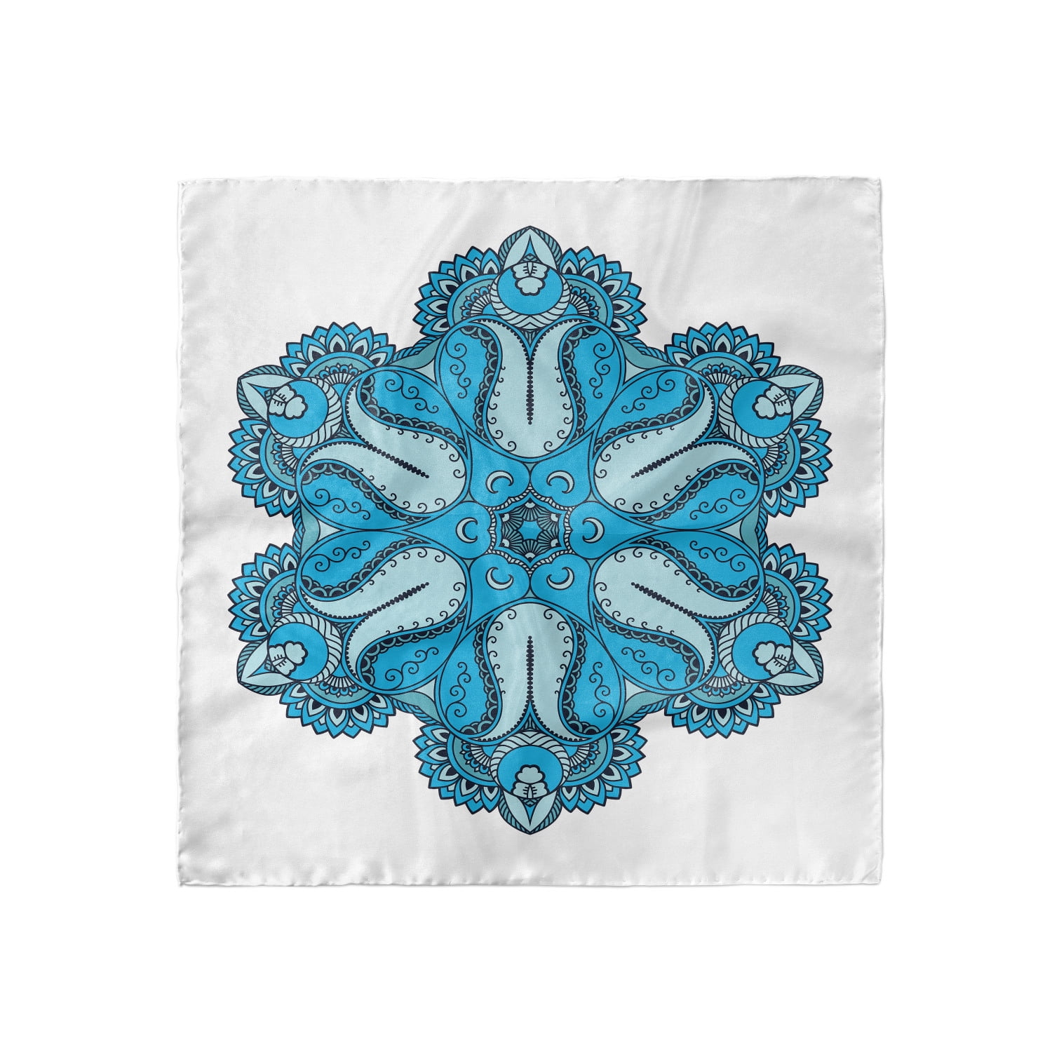 Mandala Head Scarf, Mehndi Mandala, Head Wrap, 3 Sizes, by Ambesonne ...