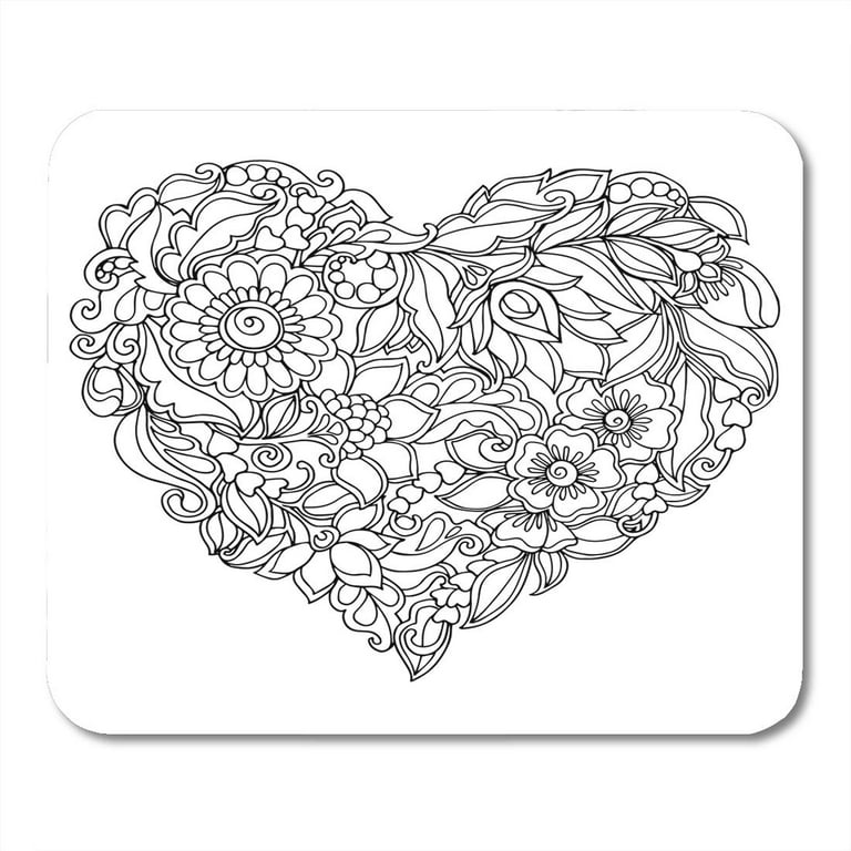 clean heart coloring page