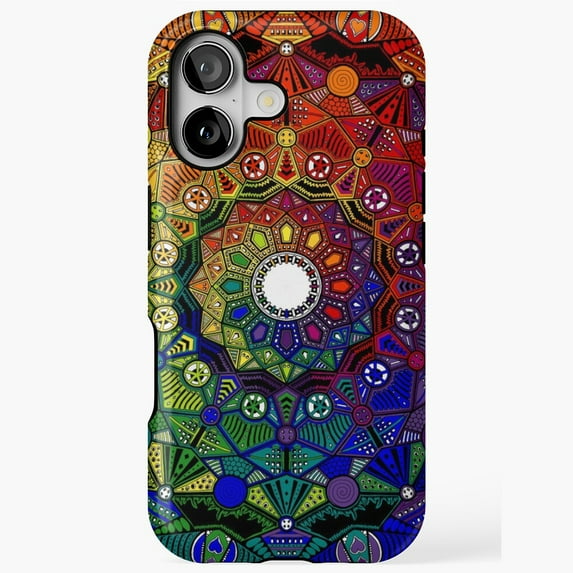 Mandala Inspired Artistic Graphic Pattern iPhone 17 to 11 Pro Max ...