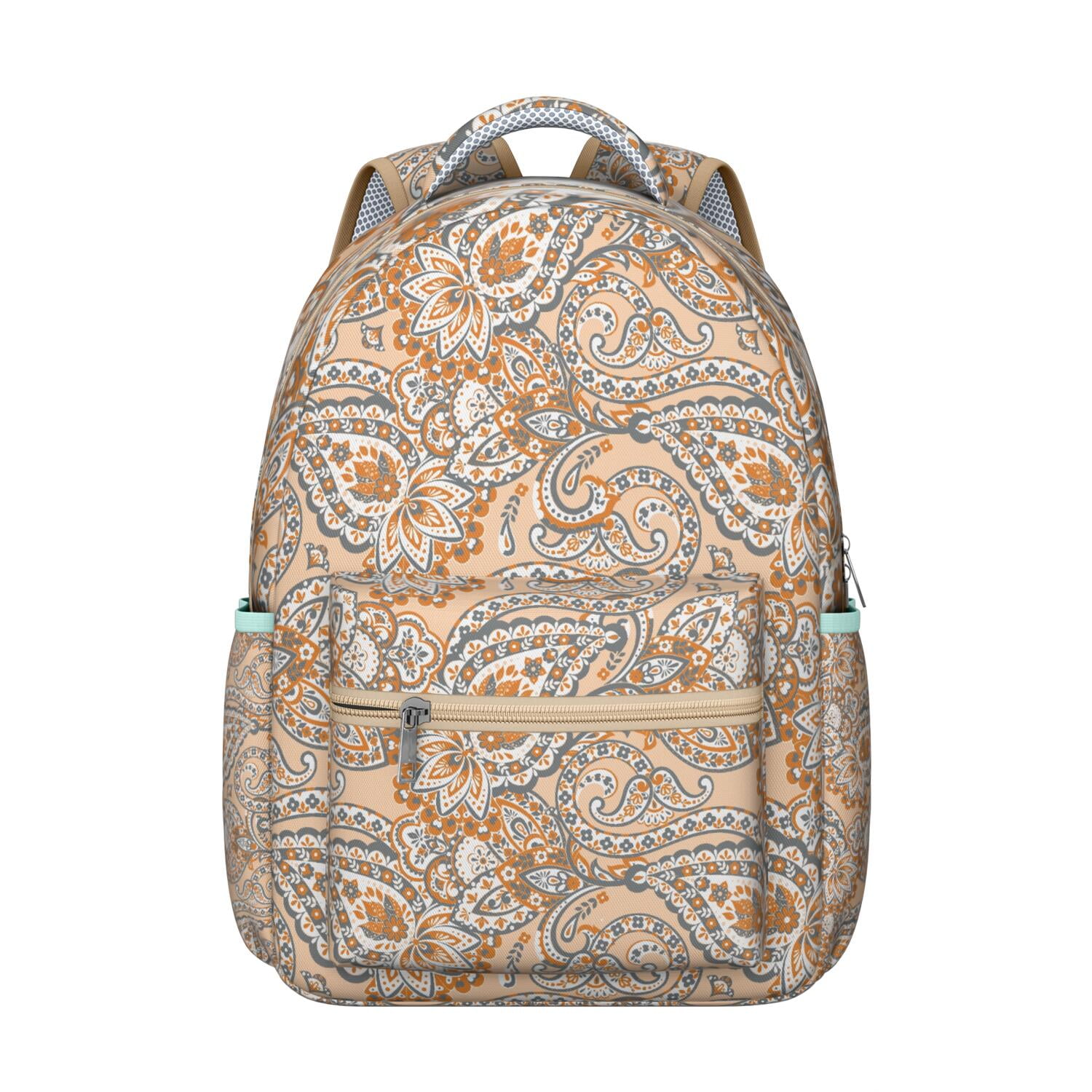 Mandala Inspired Paisley Daypack - Lightweight & Spinal Support Design ...