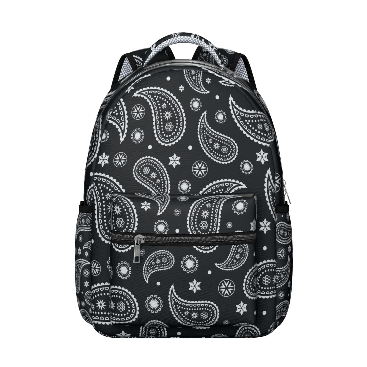 Mandala Inspired Paisley Students Backpack Colorful Ethnic Boho Vintage ...