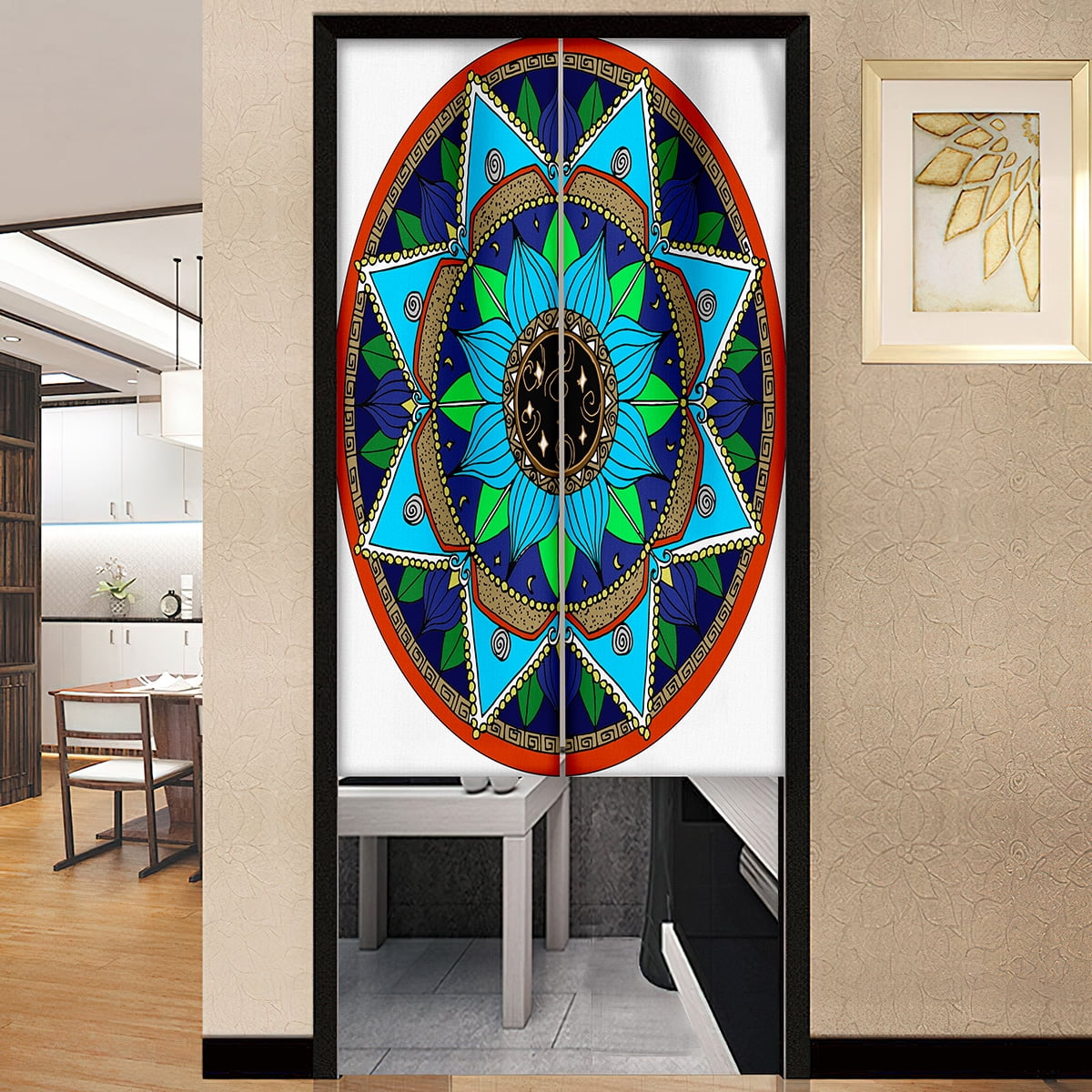 Mandala Japanese Door Curtains Bedroom Partition Curtain Kitchen ...