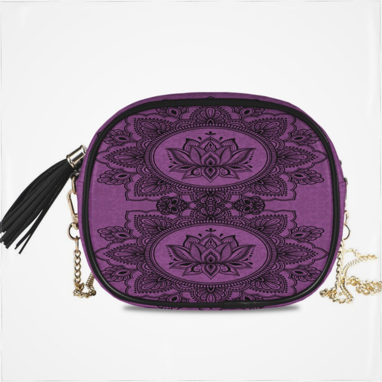 Mandala Lotus Hippie Spiritual Women'S Vintage Crossbody Bag Fashion ...