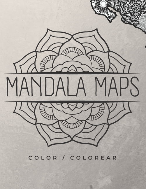 Mandala Maps : Color Mandala Maps (Paperback) - Walmart.com
