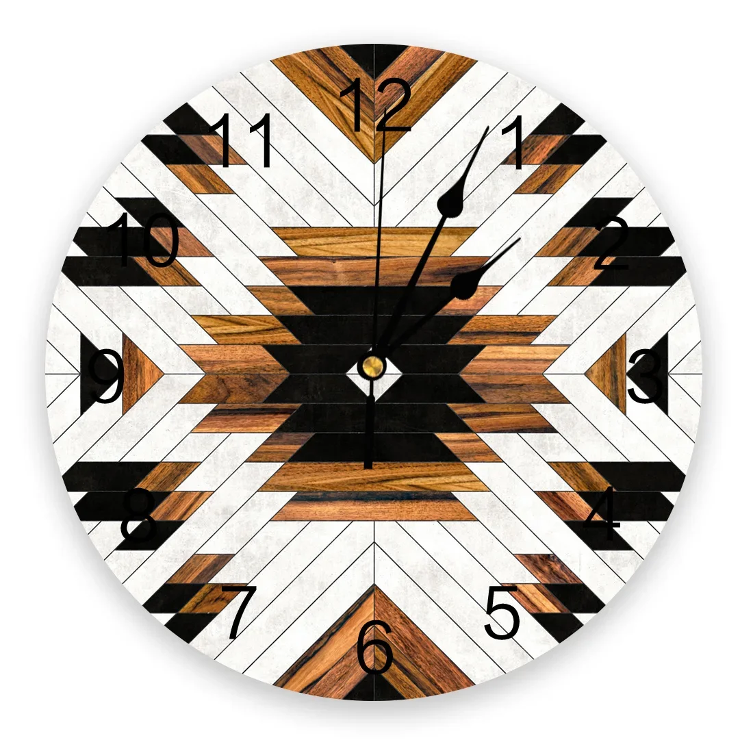 Mandala Marble Wall Clock Home Decor Bedroom Silent Oclock Watch Wall Digital Clock Wall Clock ...