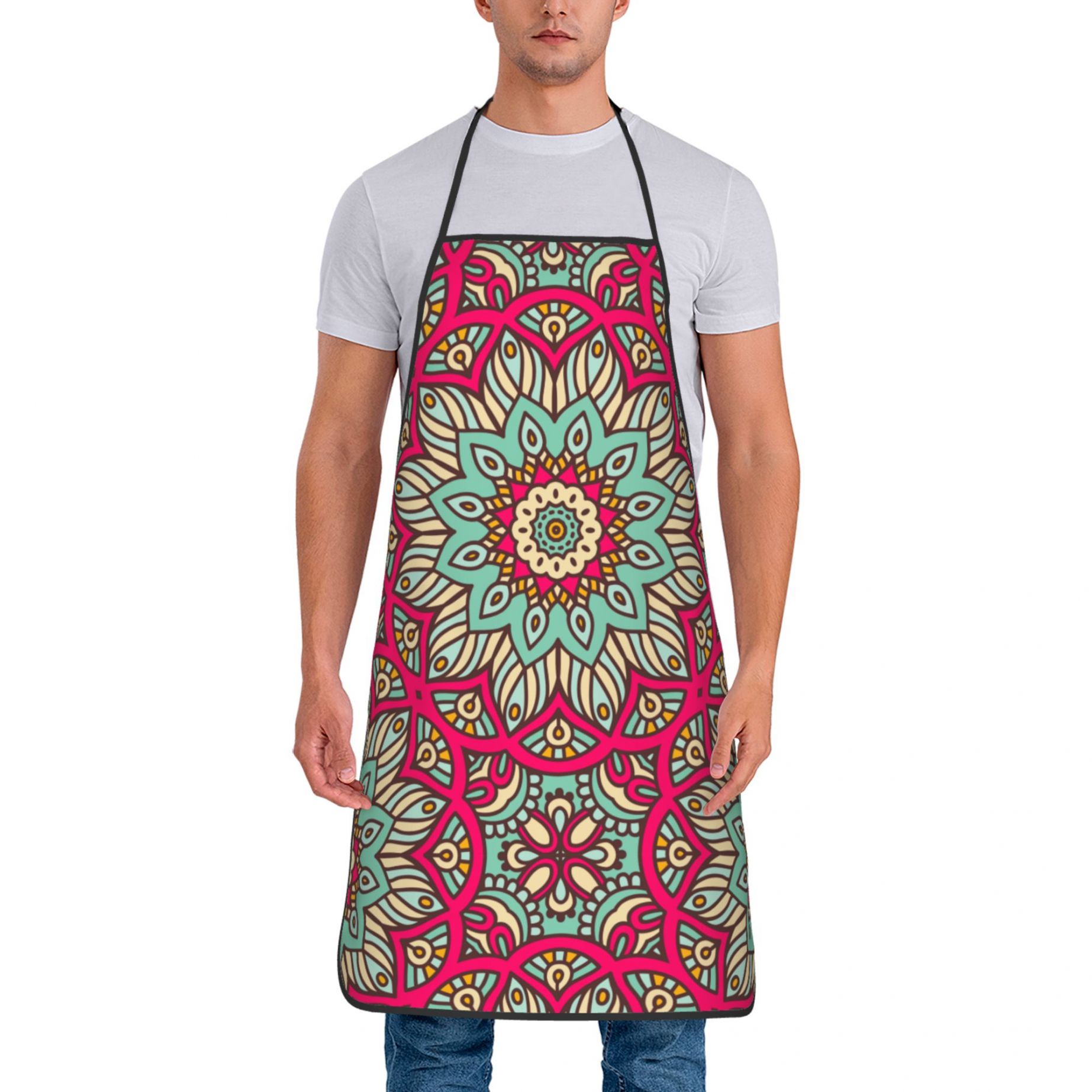 Mandala Pattern (11) Aprons for Women Men Waterproof Apron Kitchen Chef ...
