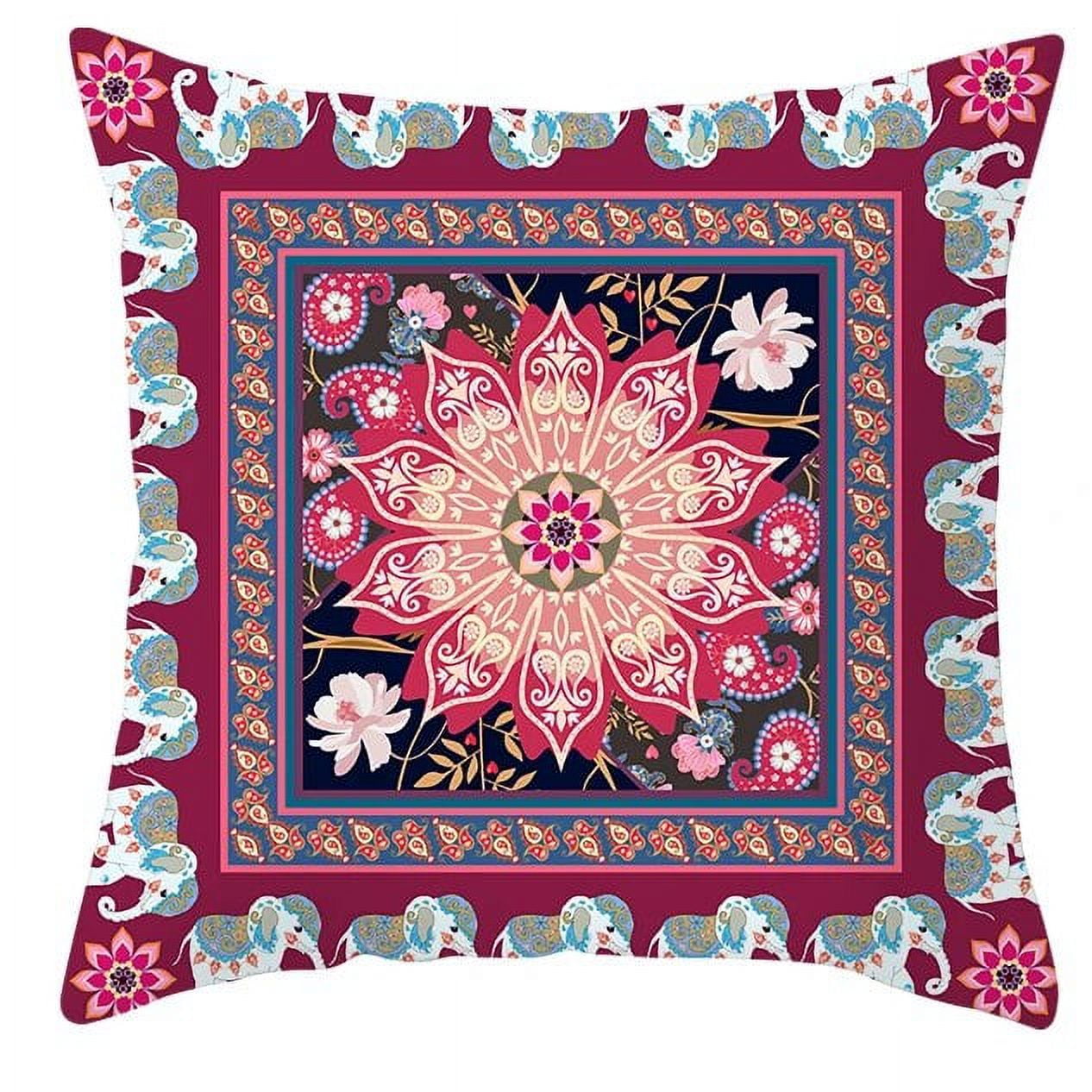 Mandala Pillow Cover Seat Sofa Bedroom Living Room Cushion Home Gift ...