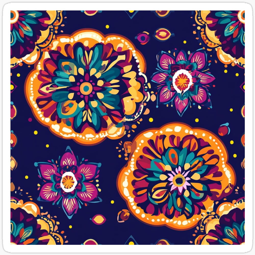 Mandala Rangoli: Light And Harmony Sticker Kir-397 - Walmart.com