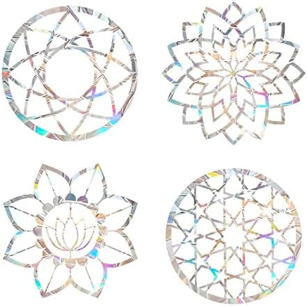 Mandala Static Window Clings - Anti Collision Decals for Bird Strikes ...