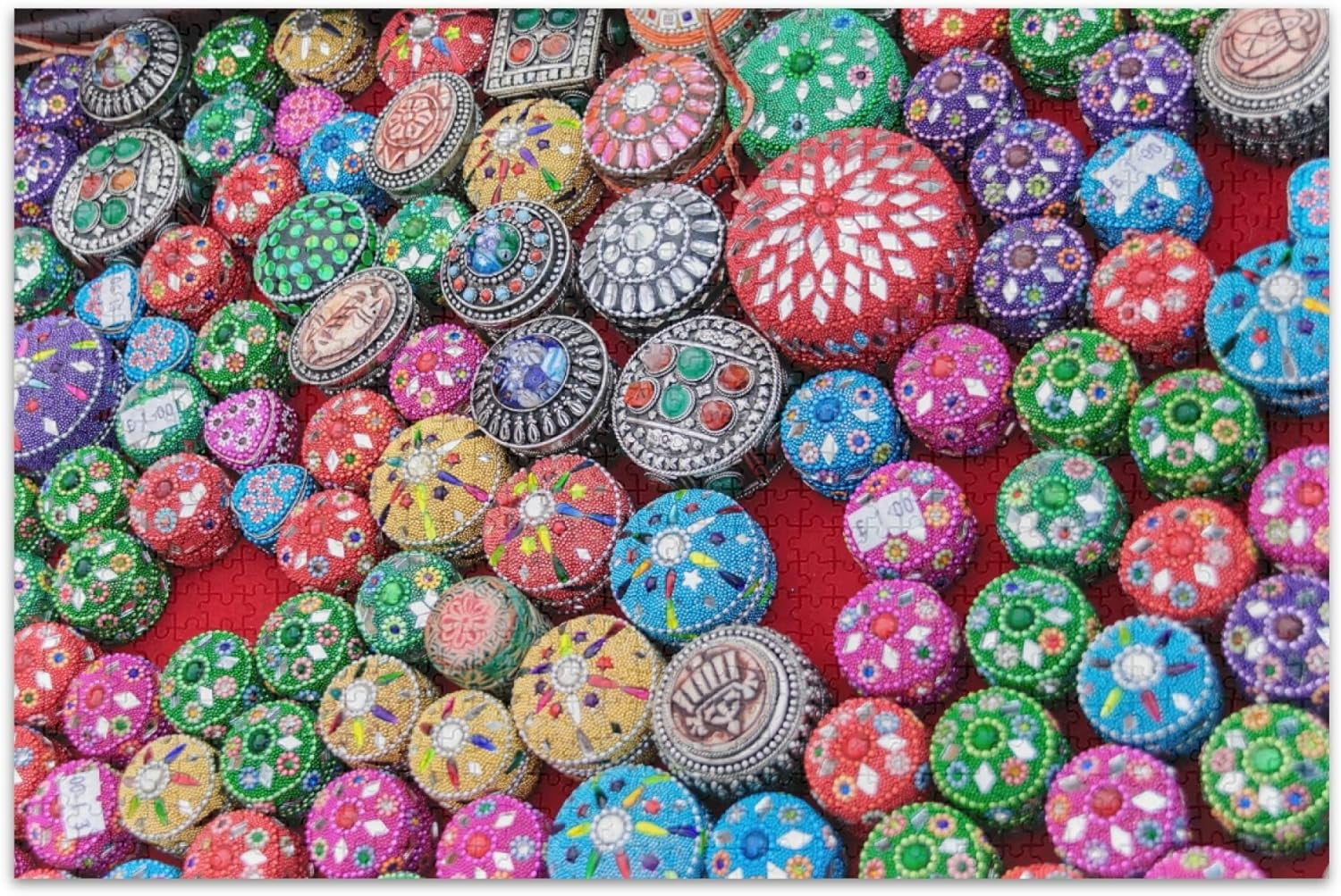 Mandala Stone Jigsaw Puzzle 500 Pieces Wooden Jigsaw Puzzles, Puzzle ...