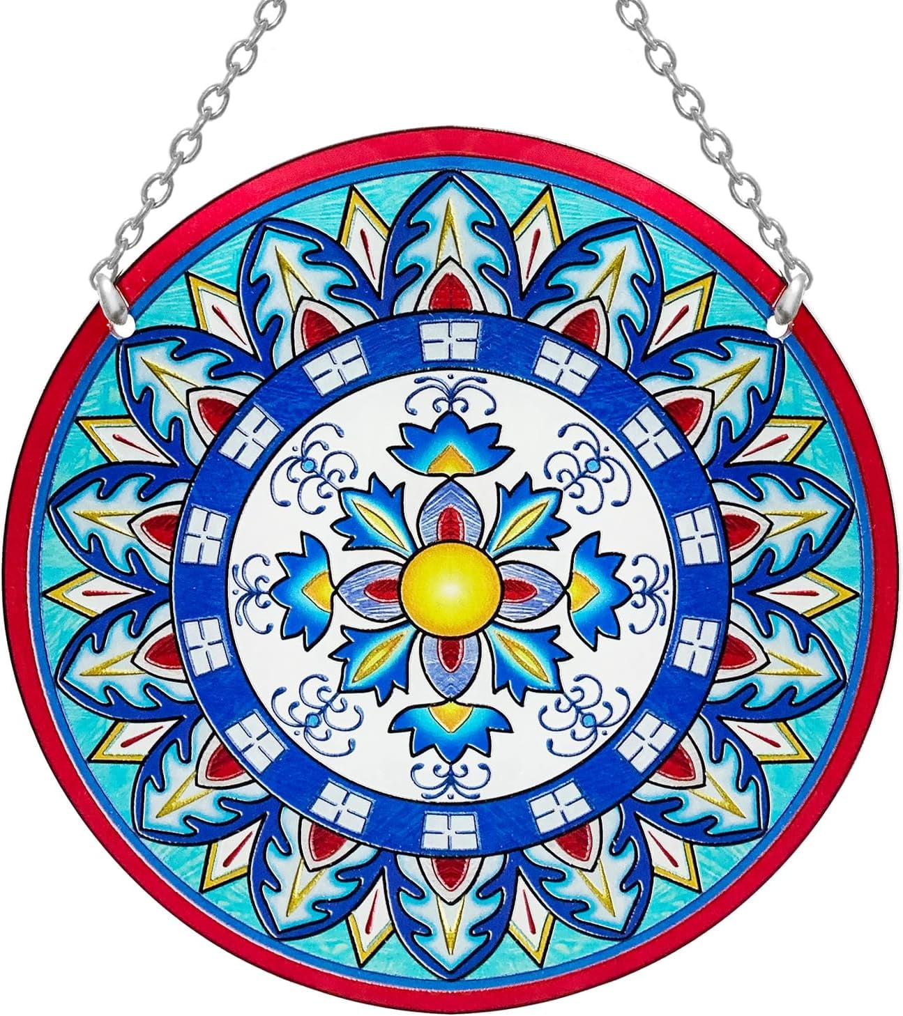 Mandala Suncatcher Stained Glass - Handmade Gifts for Women ...
