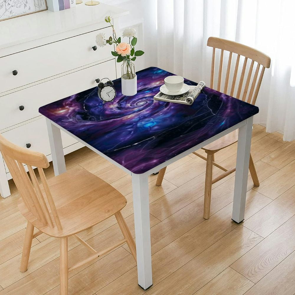 Mandala Tablecloth, Mystical Psychedelic Universe Flower in Space Motif ...