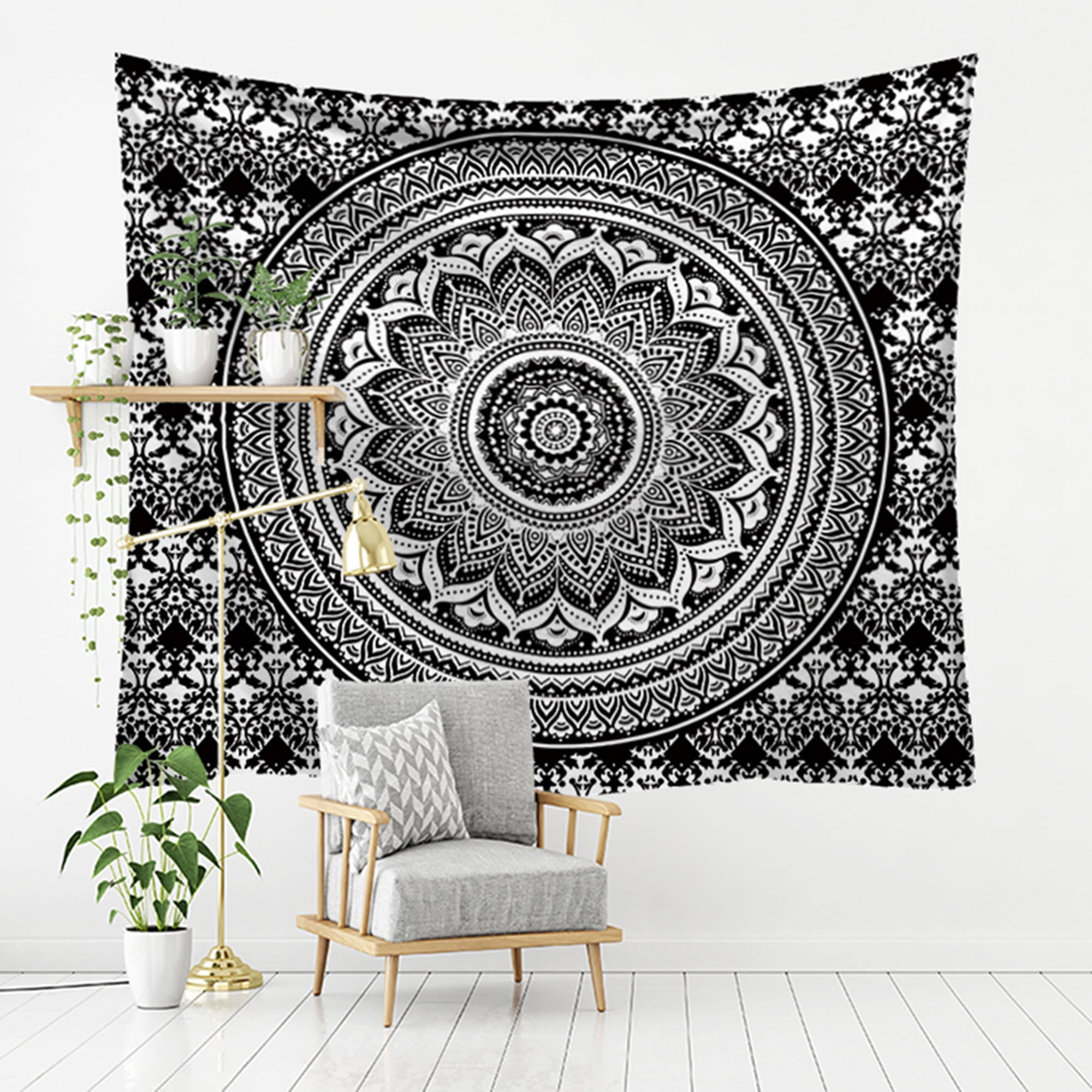 Mandala Tapestry Wall Hanging Tapestry Bohemian Wall Art Boho Home ...