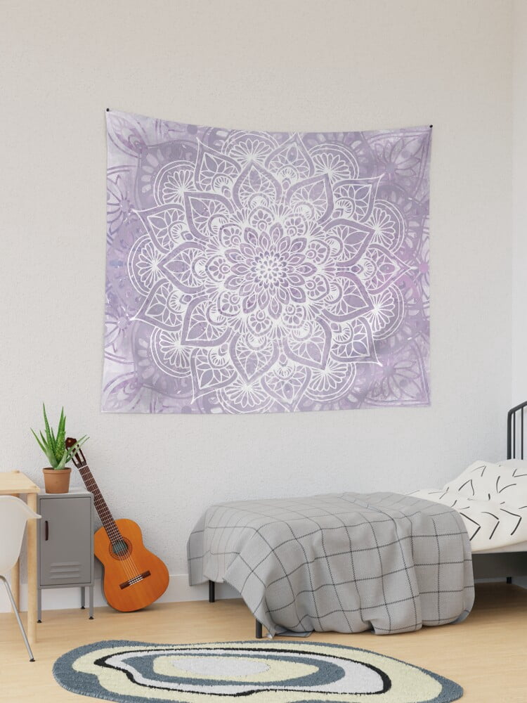 Mandala Yoga, Love - Purple, Mandala Art Design. Tapestry - Walmart.com