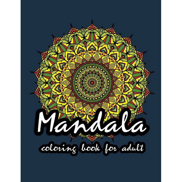 geometric mandala coloring book