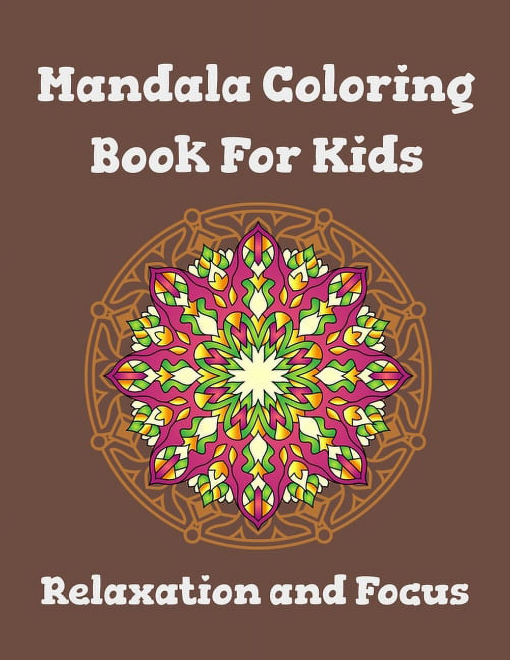 Mandala coloring book for kids relaxation and focus: Fun Easter ...