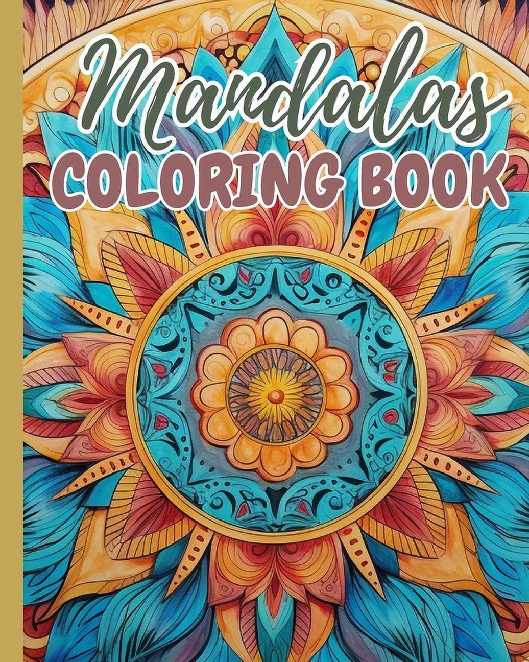 Mandalas Coloring Book For Adults: Minfullness Mandala Colouring Book ...