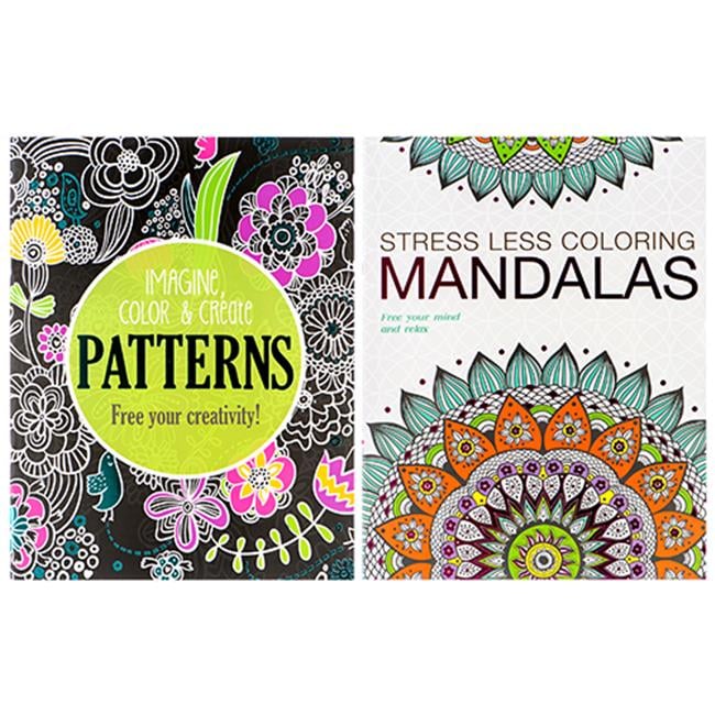 Mandalas Coloring Book for Adults 6-Title, for Learning Drawing ...