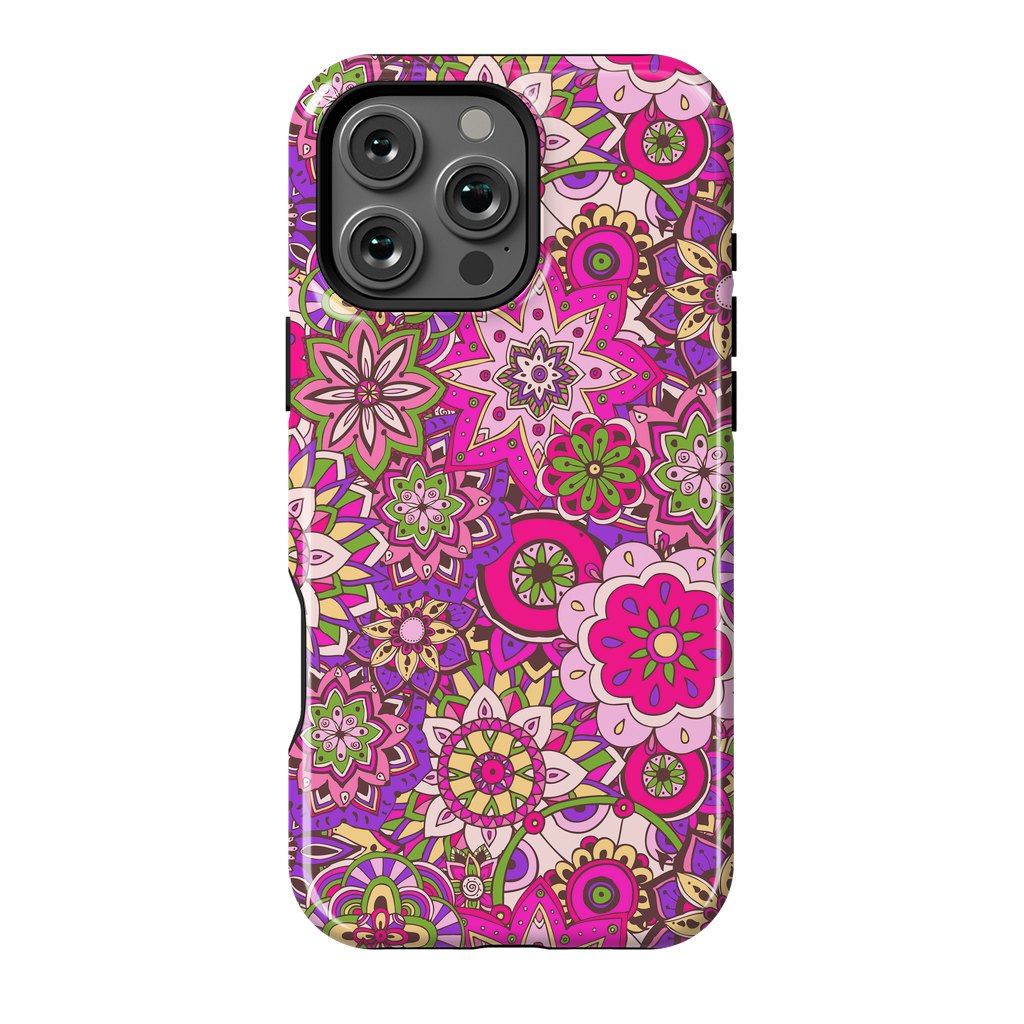 Mandalas Festival Spiritual Art Phone Case for iPhone 11 12 13 14 15 16 ...