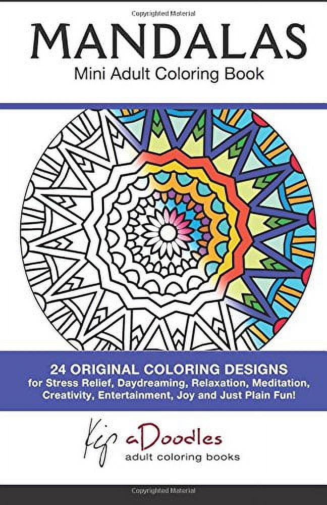 Mandalas : Mini Adult Coloring Book Paperback 1886522073 9781886522077 ...