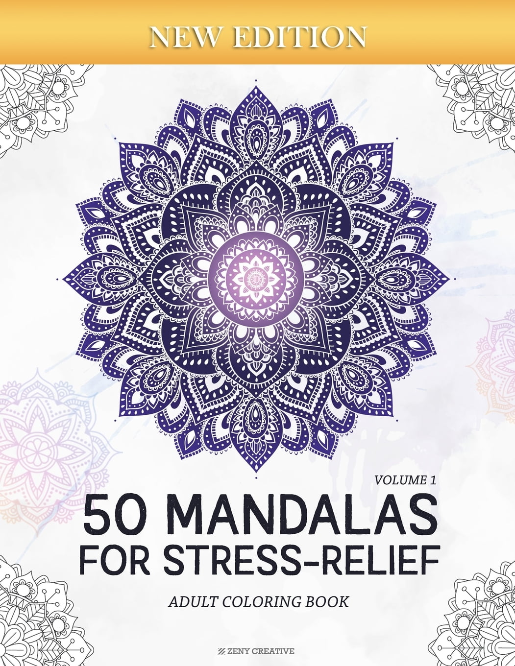 Mandalas for Stress-Relief: 50 Mandalas for Stress-Relief (Volume 1 ...