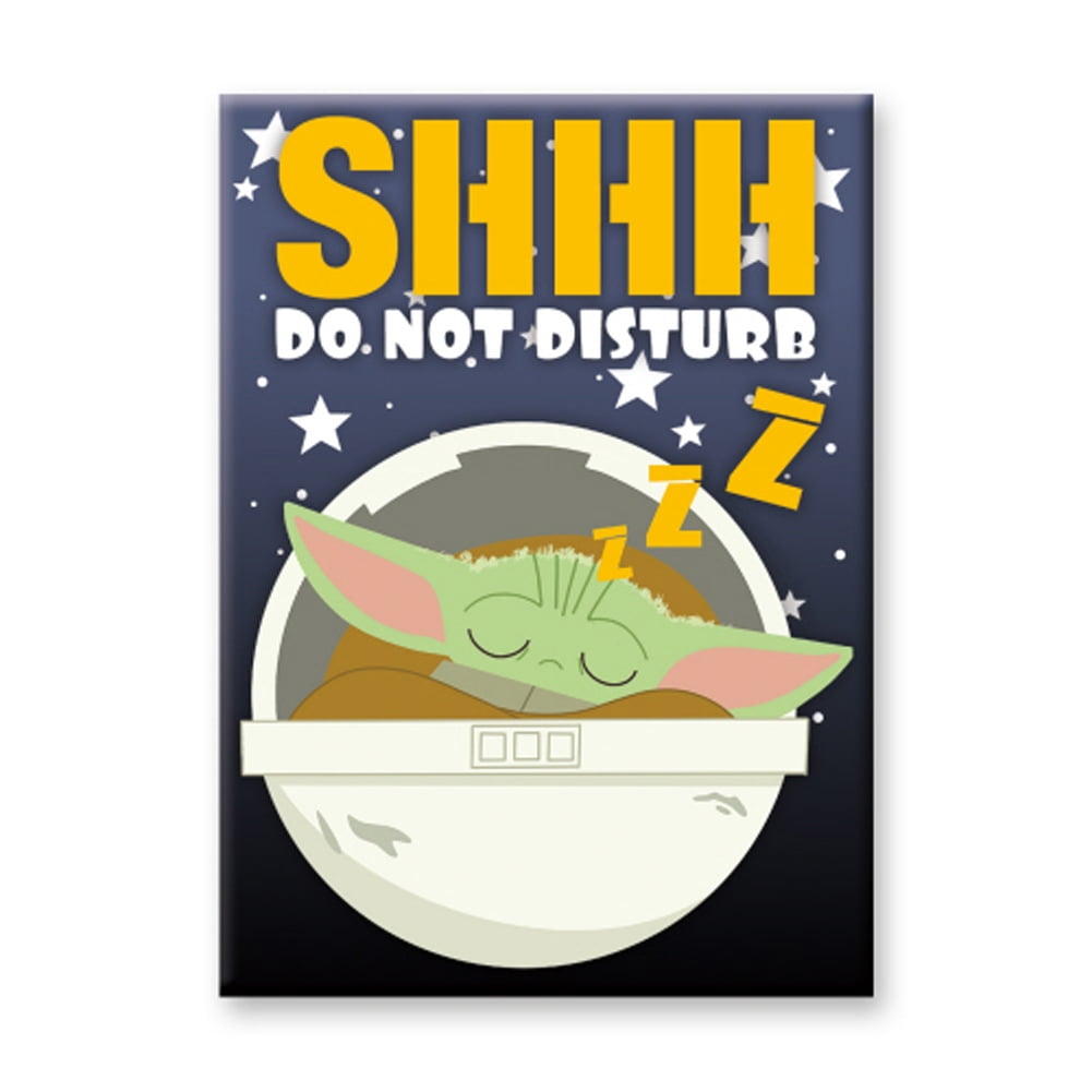 Mandalorian - The Child - Do Not Disturb Magnet - Walmart.com