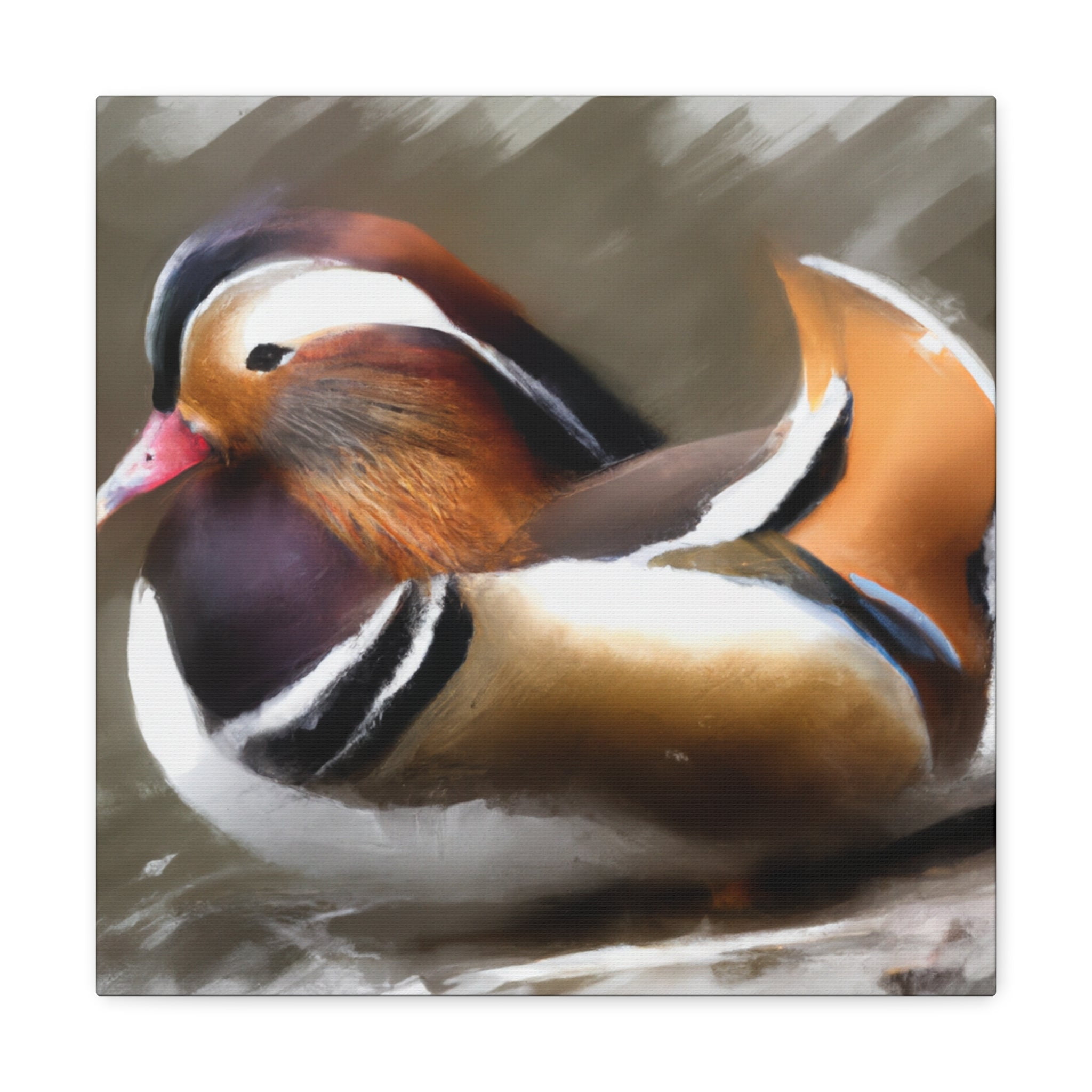 "Mandarin Duck's Majestic Splendor" - Canvas - Walmart.com