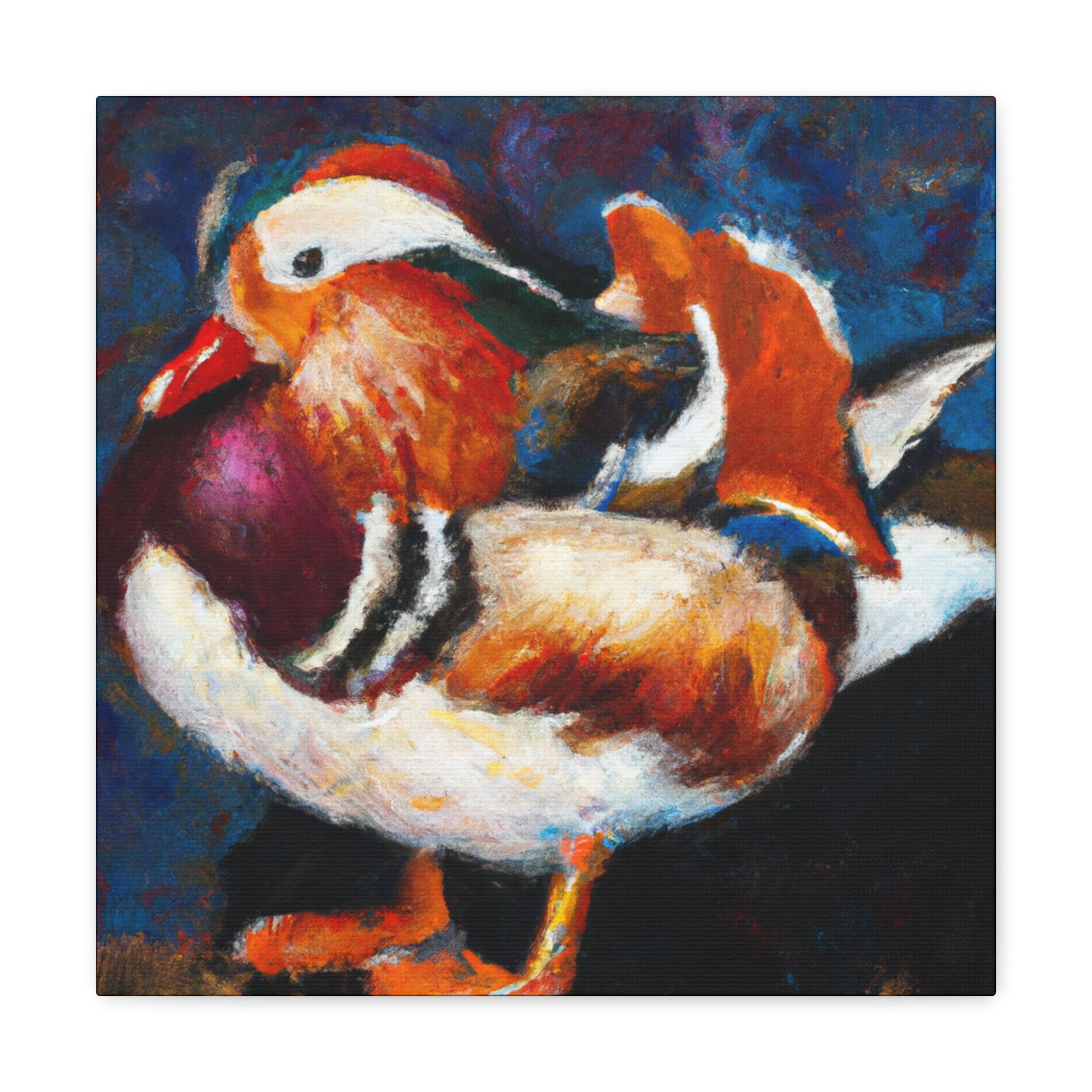 "Mandarin Ducks in Flight" - Canvas - Walmart.com