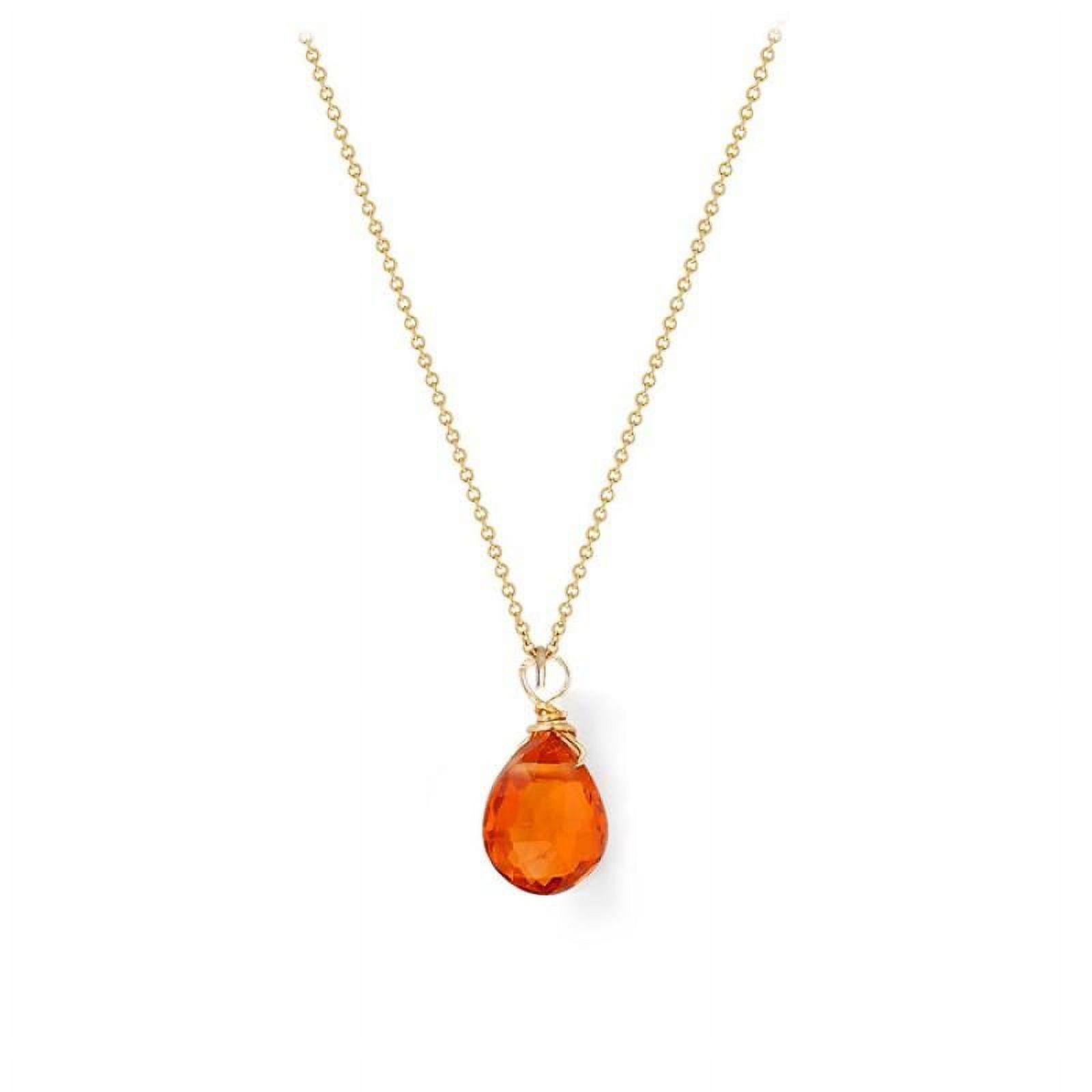 Mandarin Garnet Tear Drop - Walmart.com