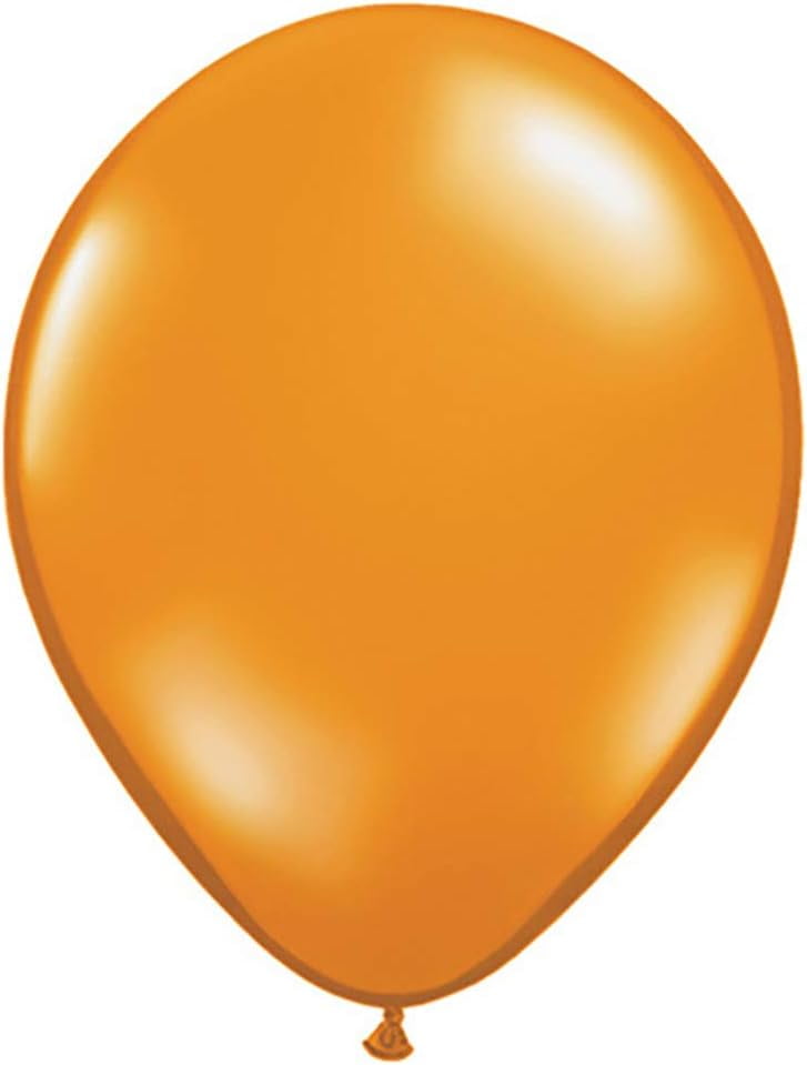 Mandarin Orange Latex Balloons (50ct) - Walmart.com