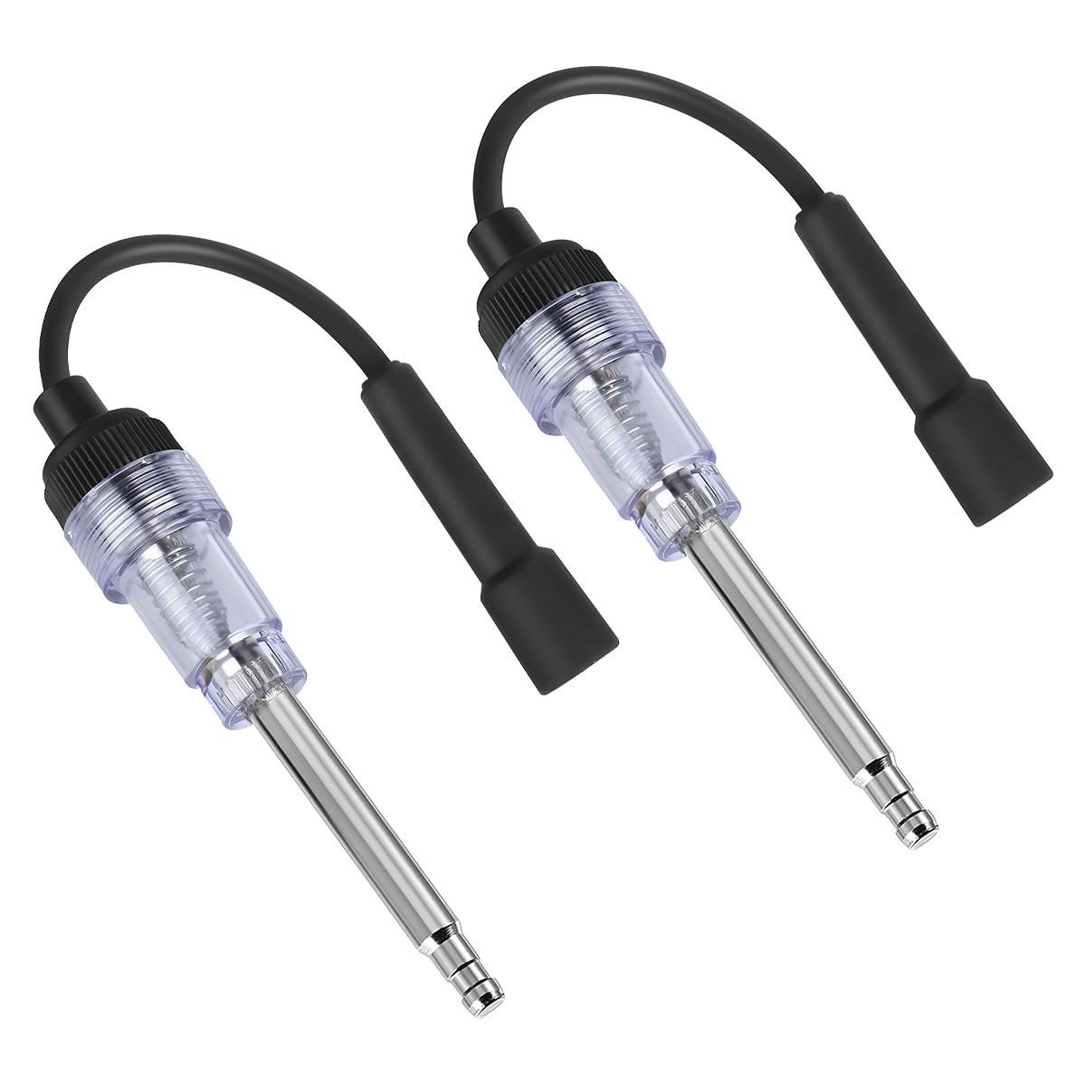 Mandark 2pcs Car Inline Spark Plug Tester Automotive Engine Ignition Tester Vehicle Internal