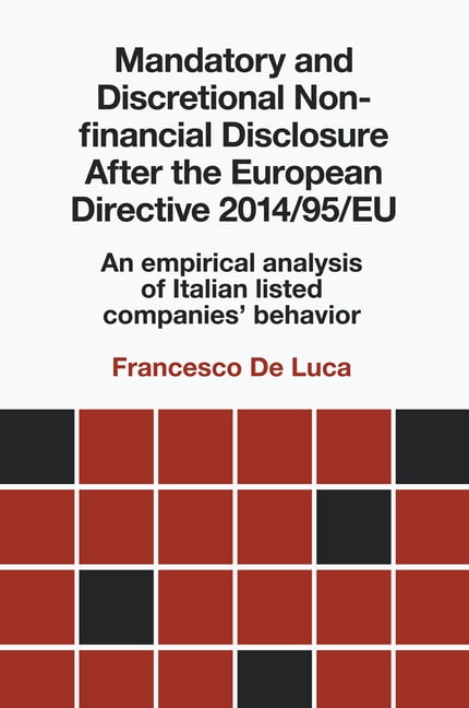 Mandatory and Discretional Non-Financial Disclosure After the European ...