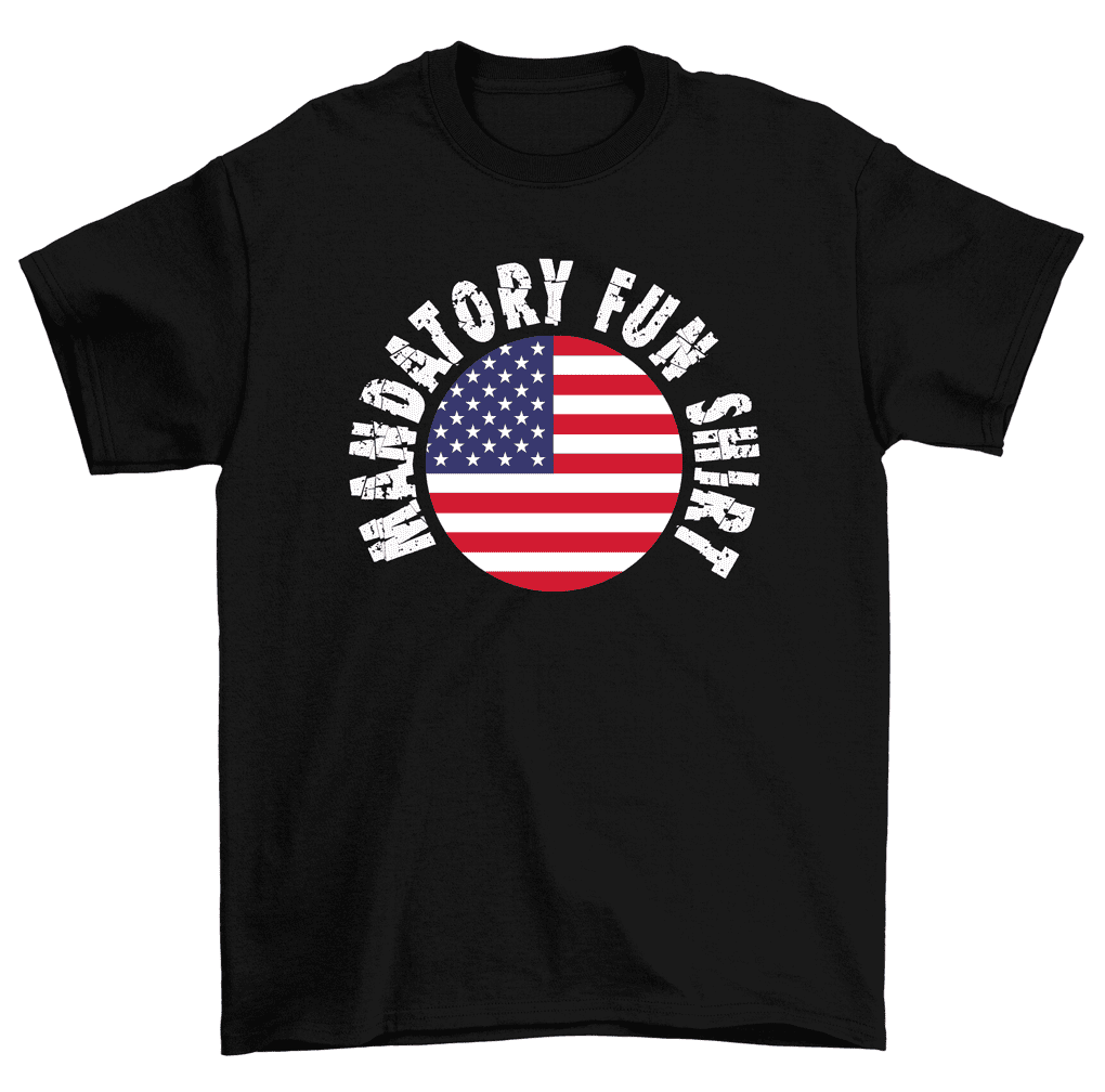 Mandatory Fun Shirt American US Flag T-Shirt Men - Walmart.com