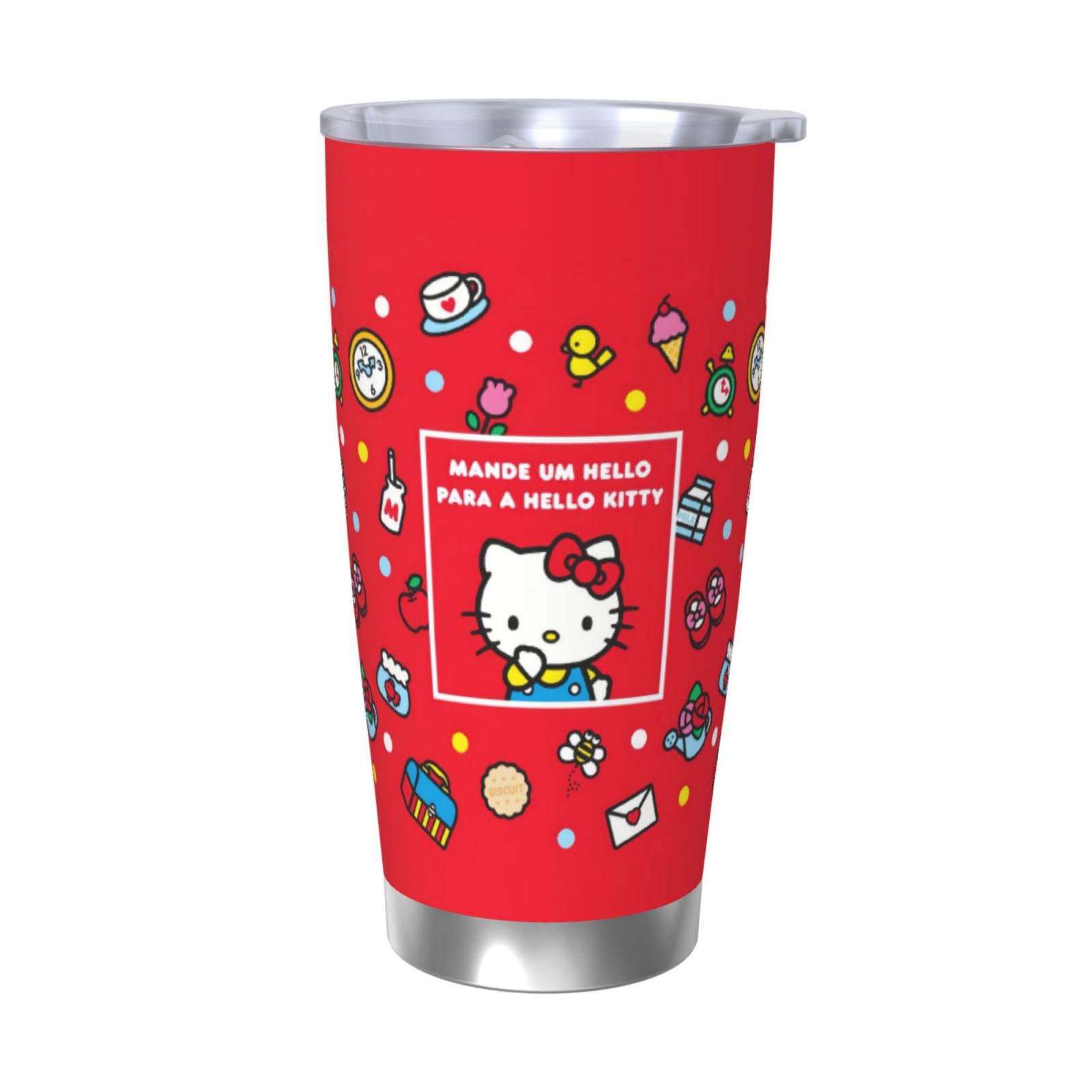 Mande Um Hello Para A Hello-Kitty Water Bottle,Coffee Cups,Insulated ...