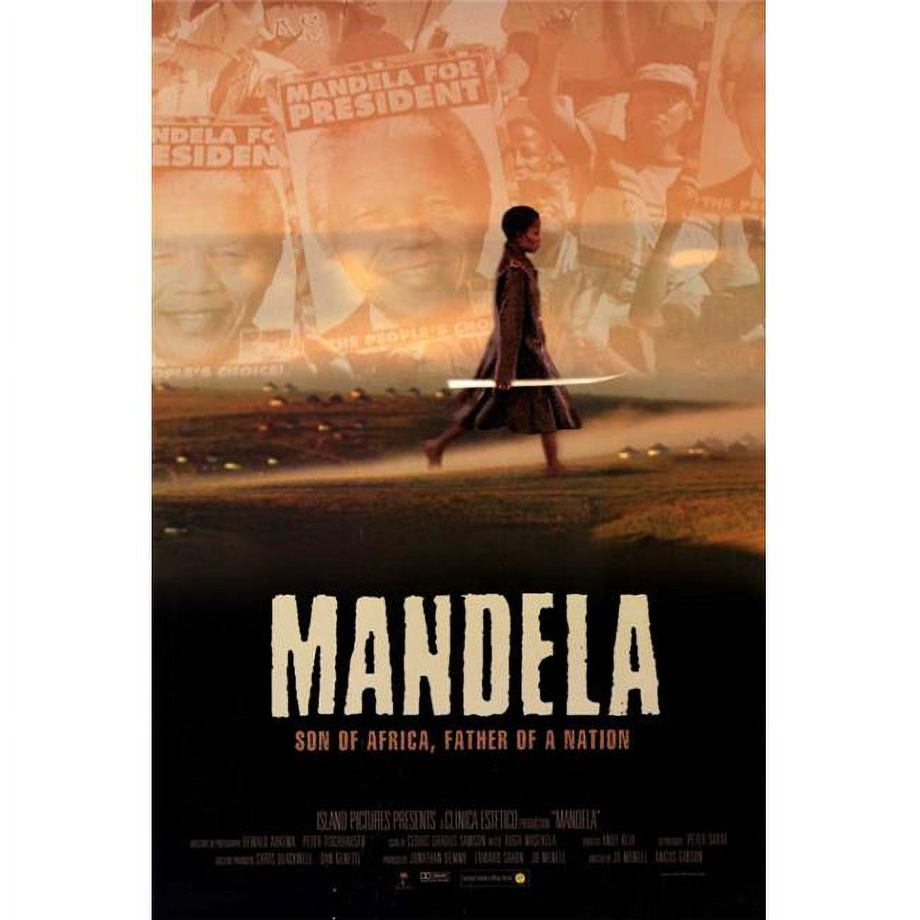 Mandela Movie Poster - 27 x 40 in. - Walmart.com