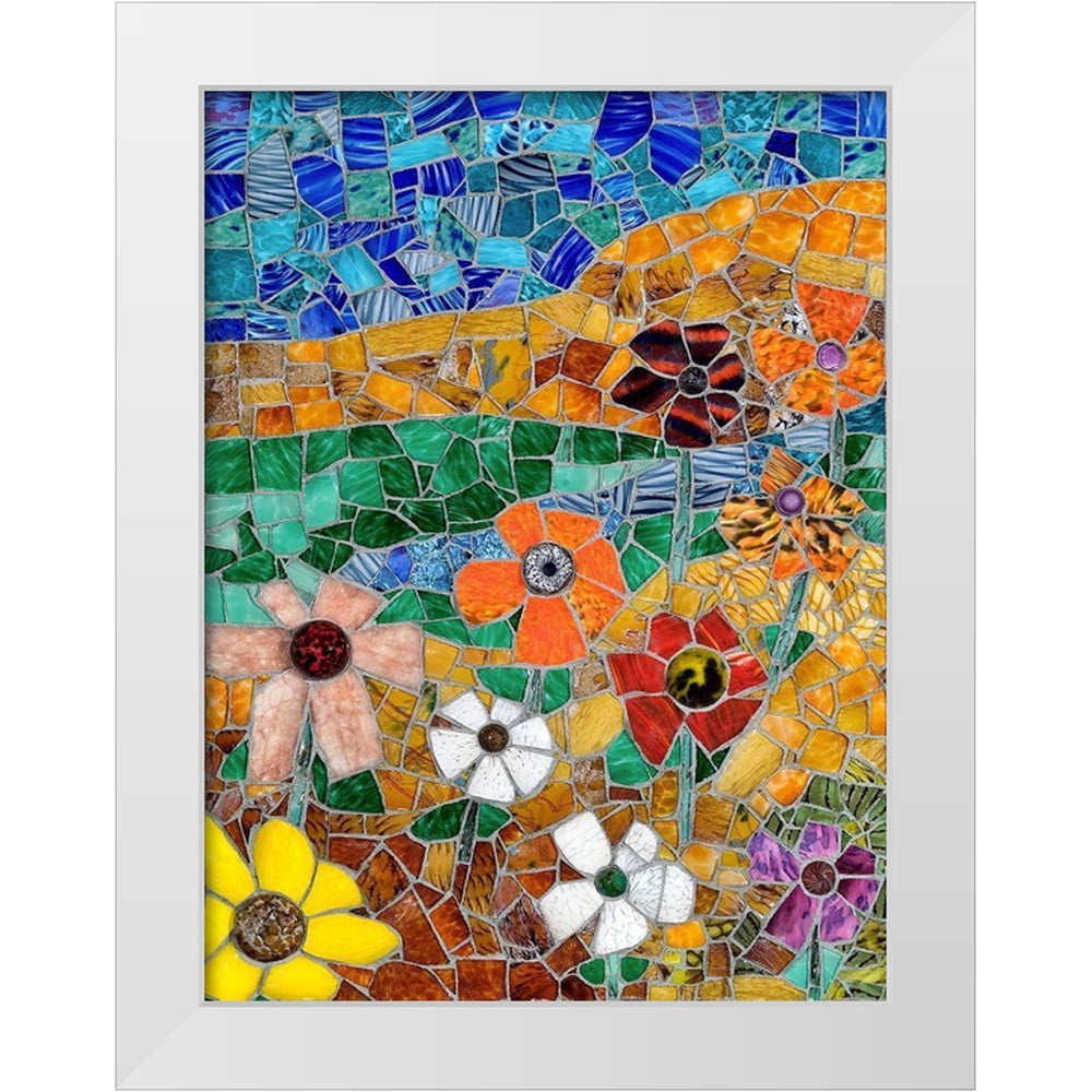 Mandell, Jonathan 19x24 White Modern Wood Framed Museum Art Print ...