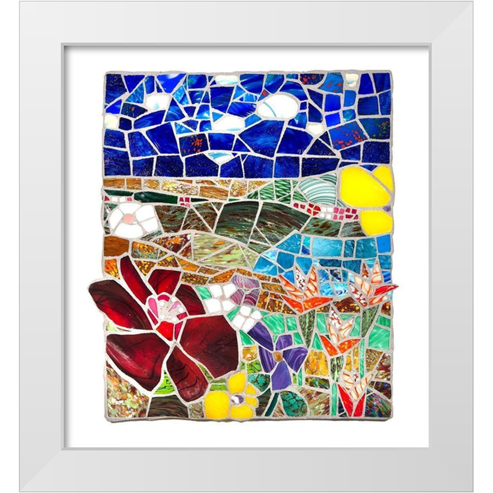 Mandell, Jonathan 26x28 White Modern Wood Framed Museum Art Print ...