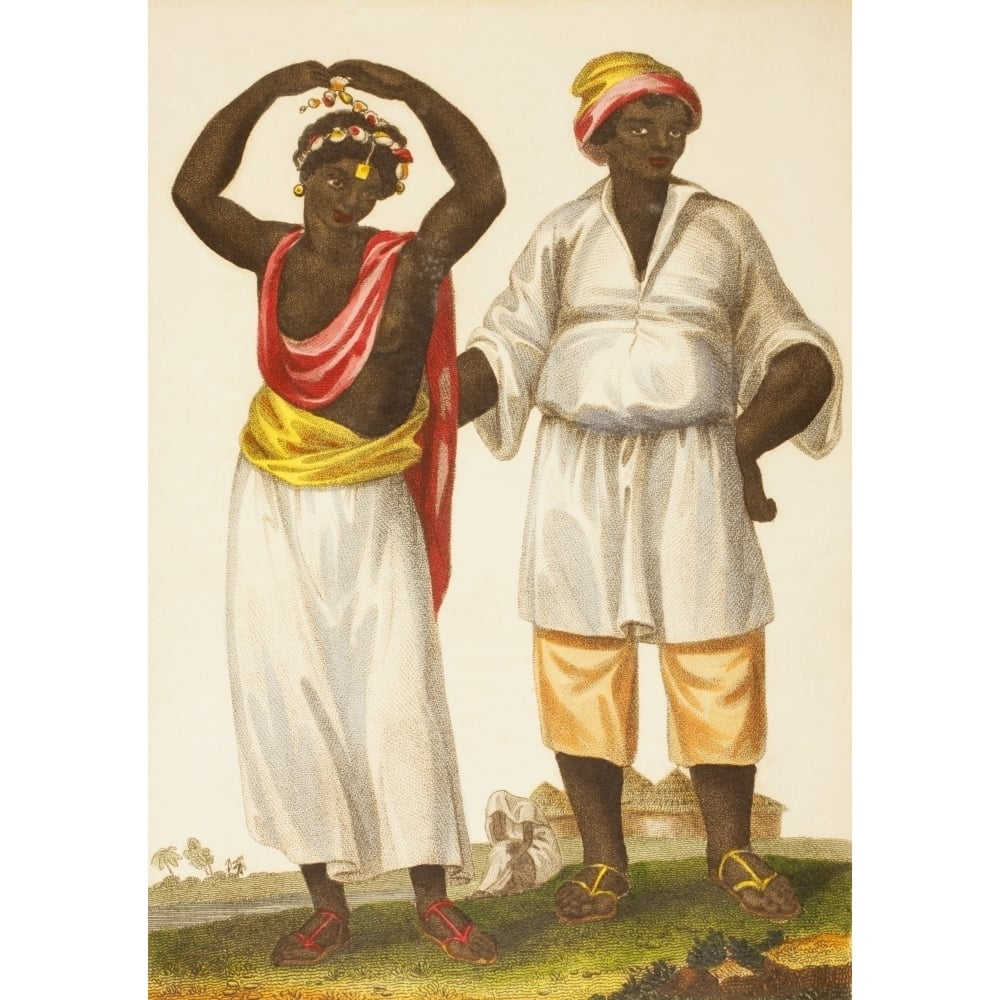 Mandinka Couple Of West Africa. Also Known As Mandinko Mandingo Or ...
