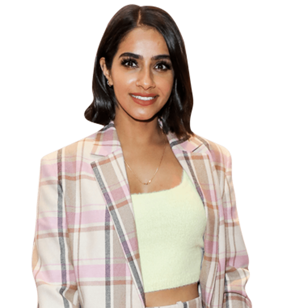 Mandip Gill (Pink Suit) Half Body Buddy Cutout - Walmart.com