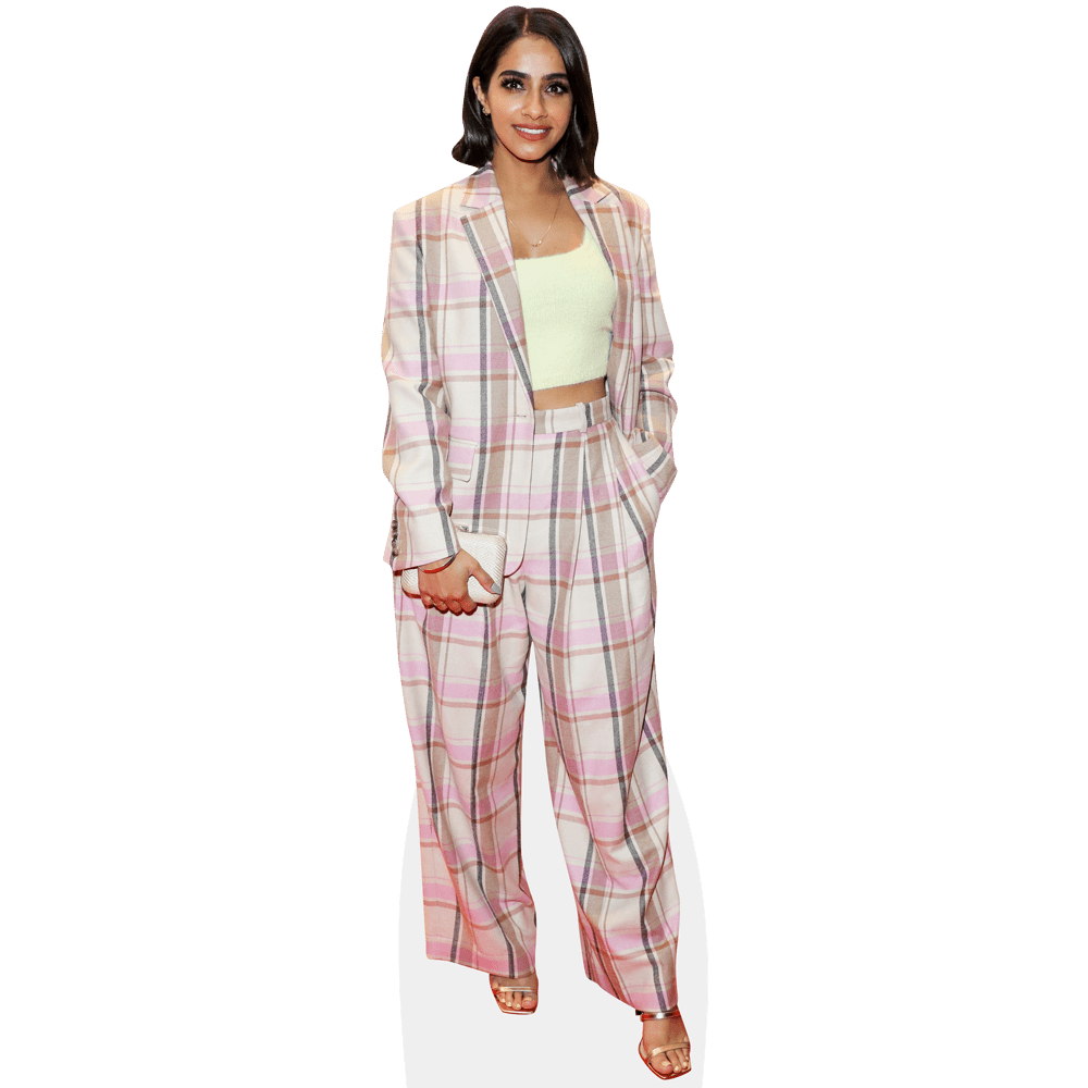 Mandip Gill (Pink Suit) Mini Cardboard Cutout Standee - Walmart.com