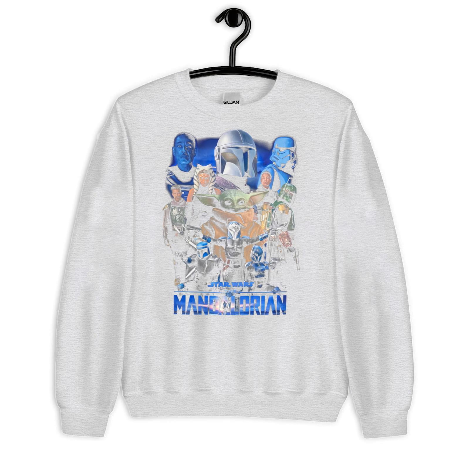 Mando Character Collage Shirt Men's Galactic Adventure Baby Creature ...