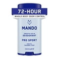 Mando Whole Body Deodorant For Men - Smooth Solid Stick - 72 Hour Odor ...